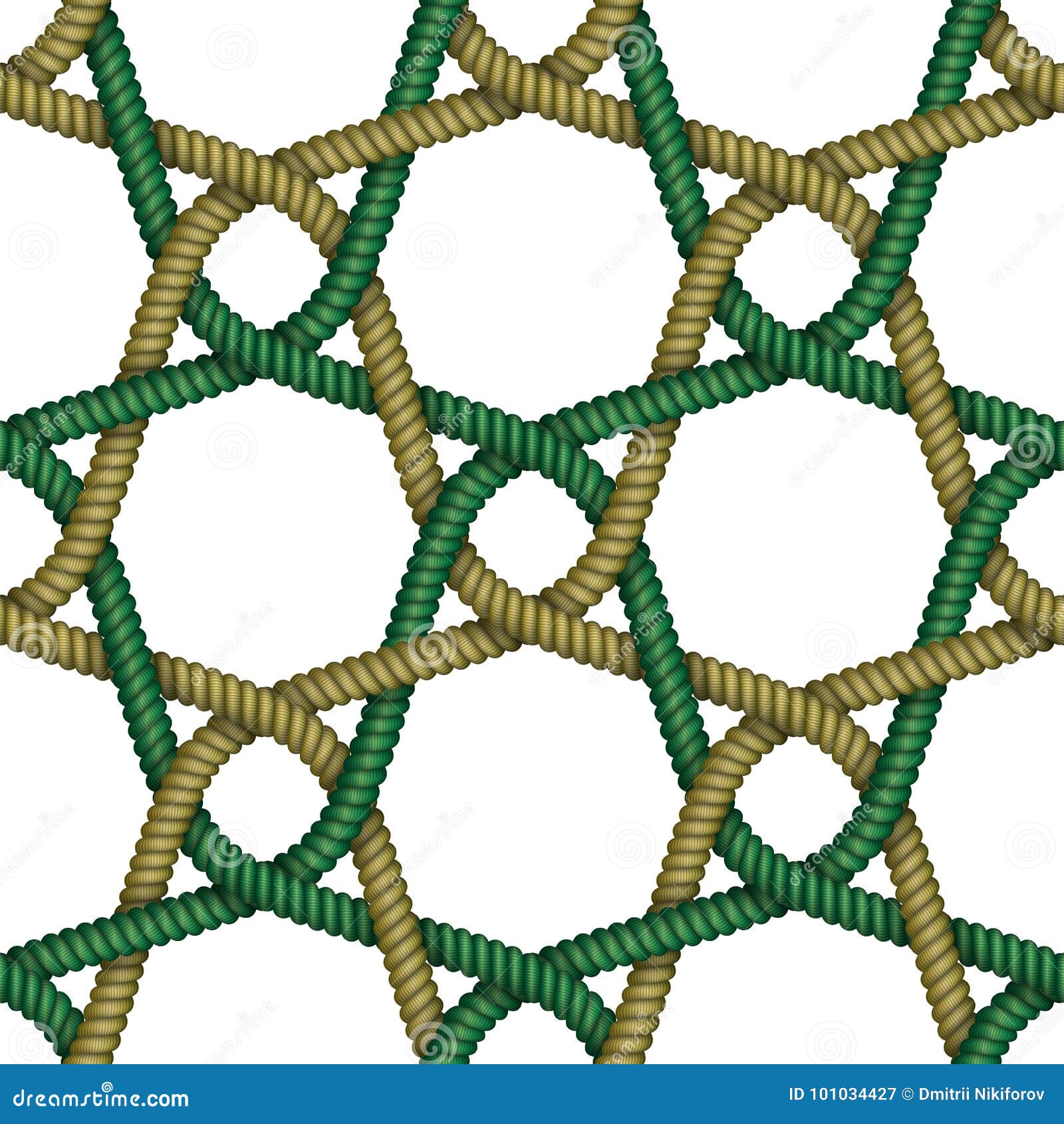 Vector Realistic Illustration Seamless Pattern of Fabric Braided ...