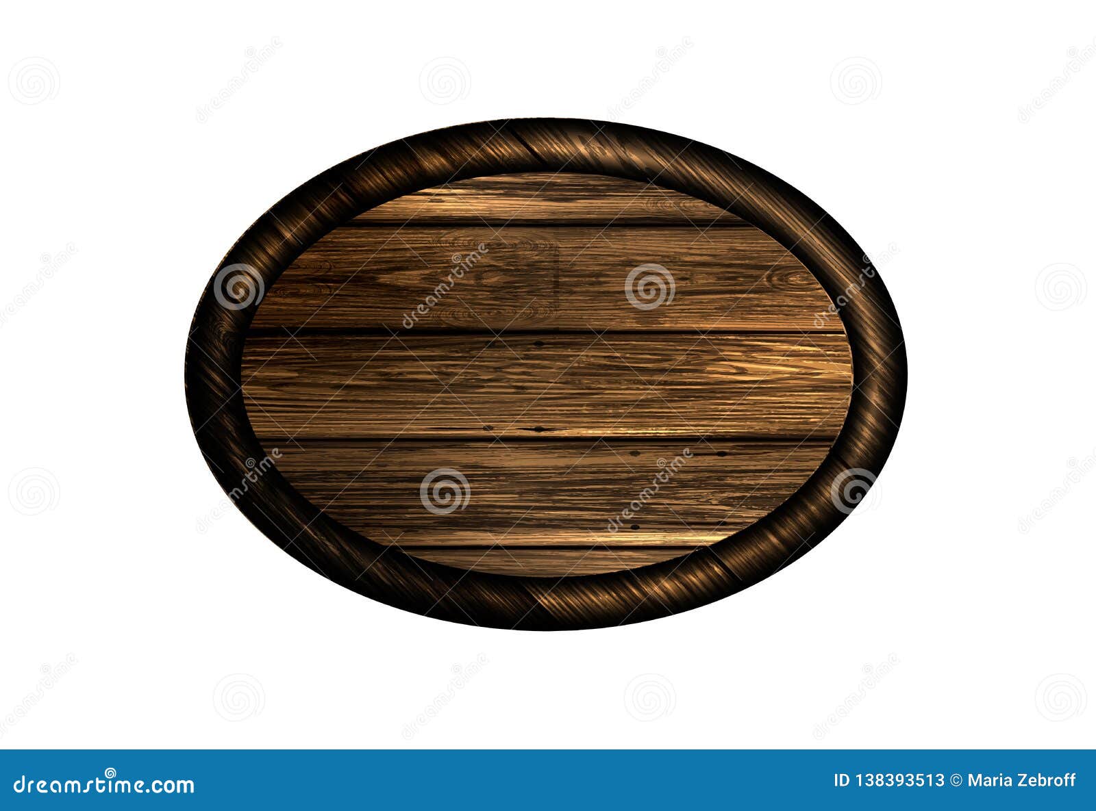 Vector Realistic Illustration of Wooden Signboard Stock Vector ...