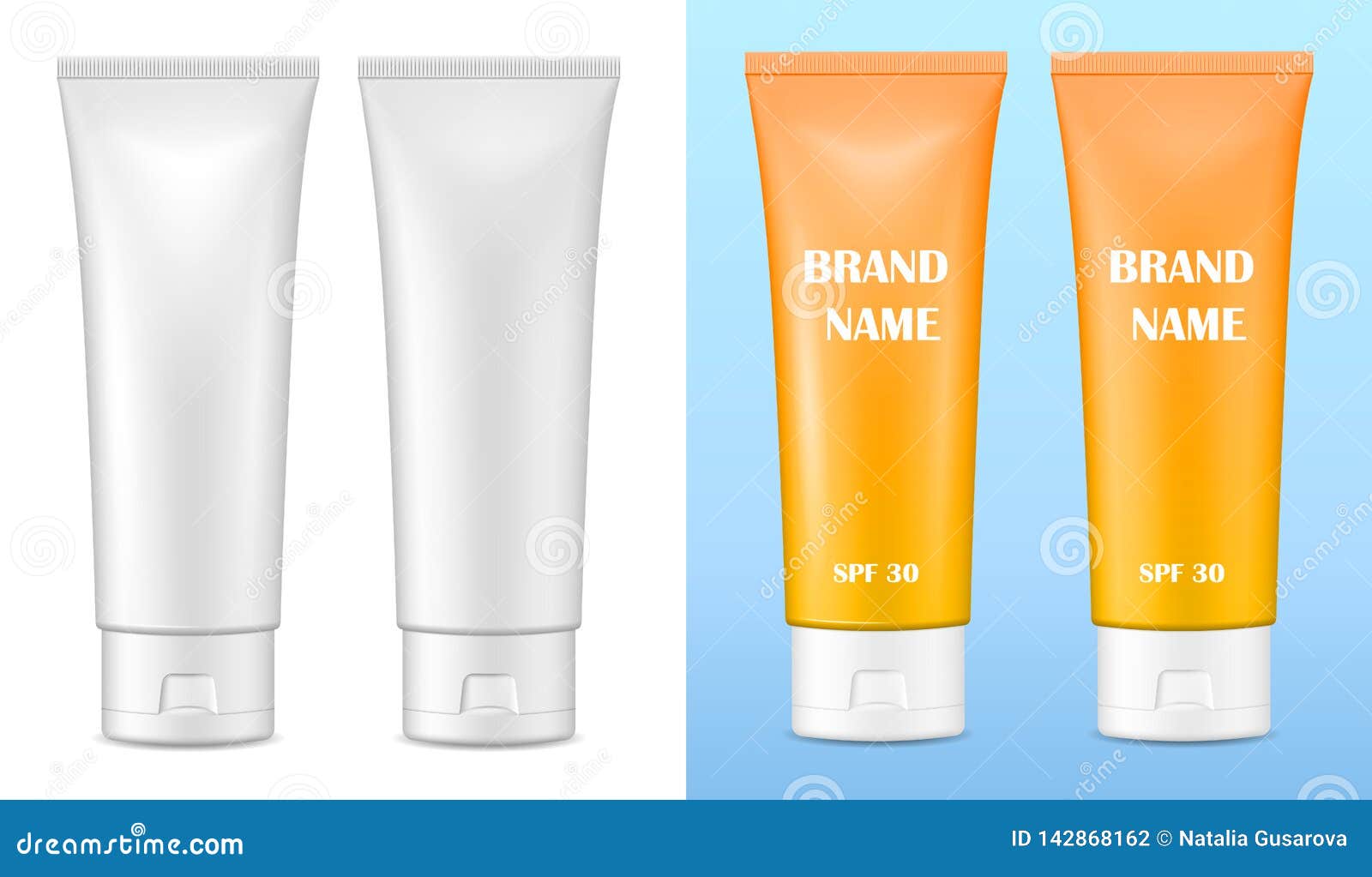 Vector Realistic Image of Blank Open Rectangular Paper Box Stock Illustration - Illustration of ...