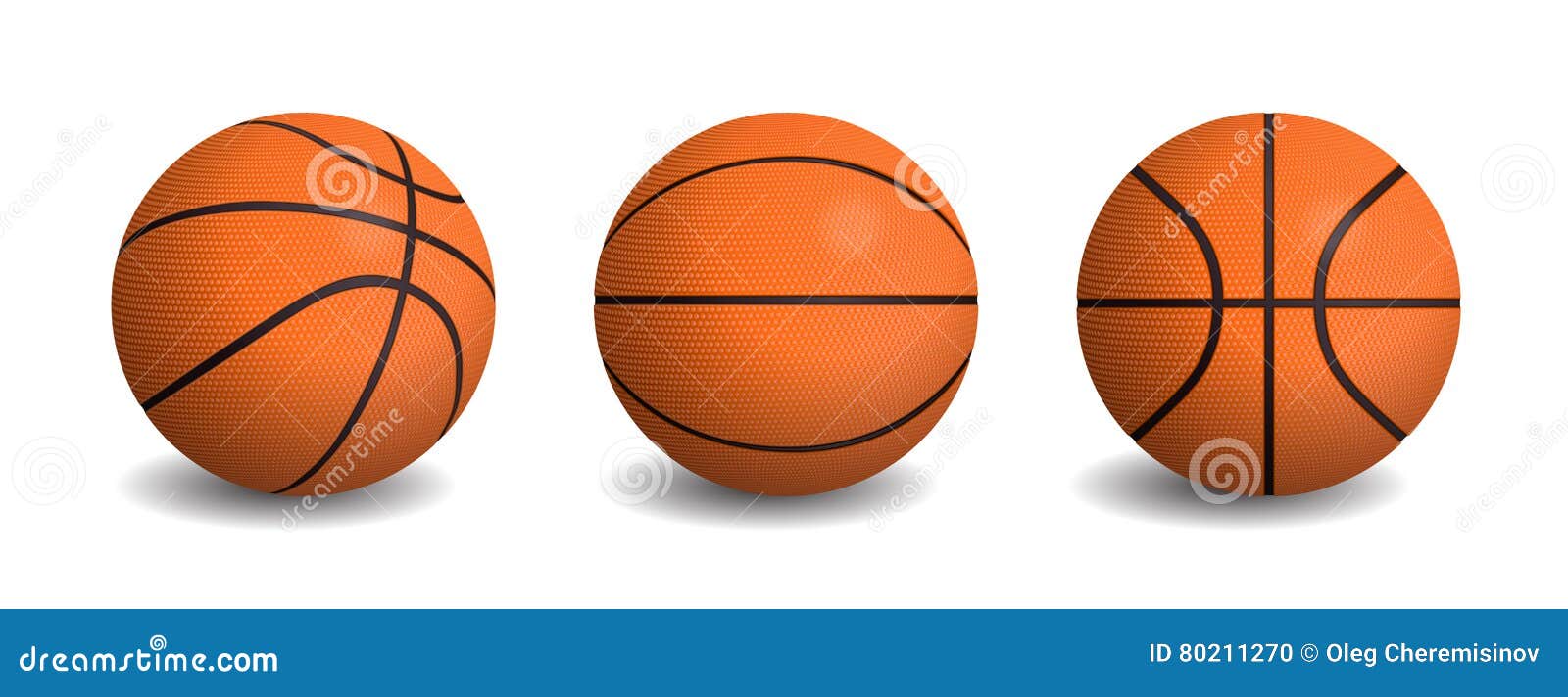 Vector Realistic Isolated Basketball Balls. Stock Vector - Illustration ...