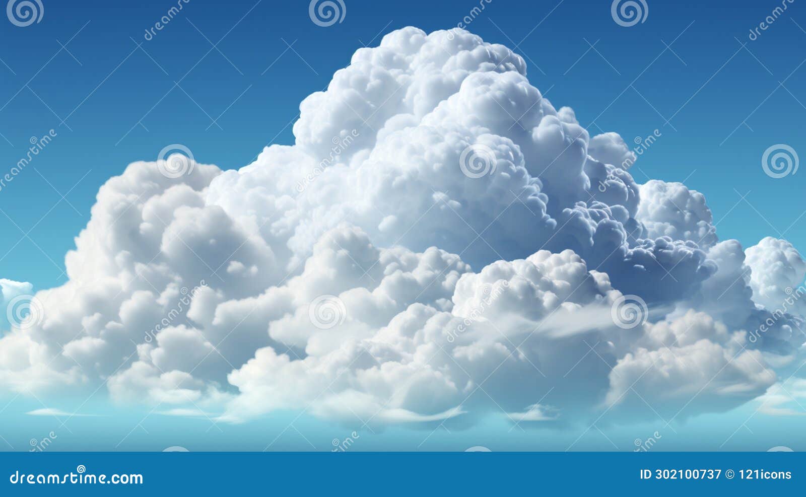 Vector Realistic Isolated Cloud Background Stock Illustration ...
