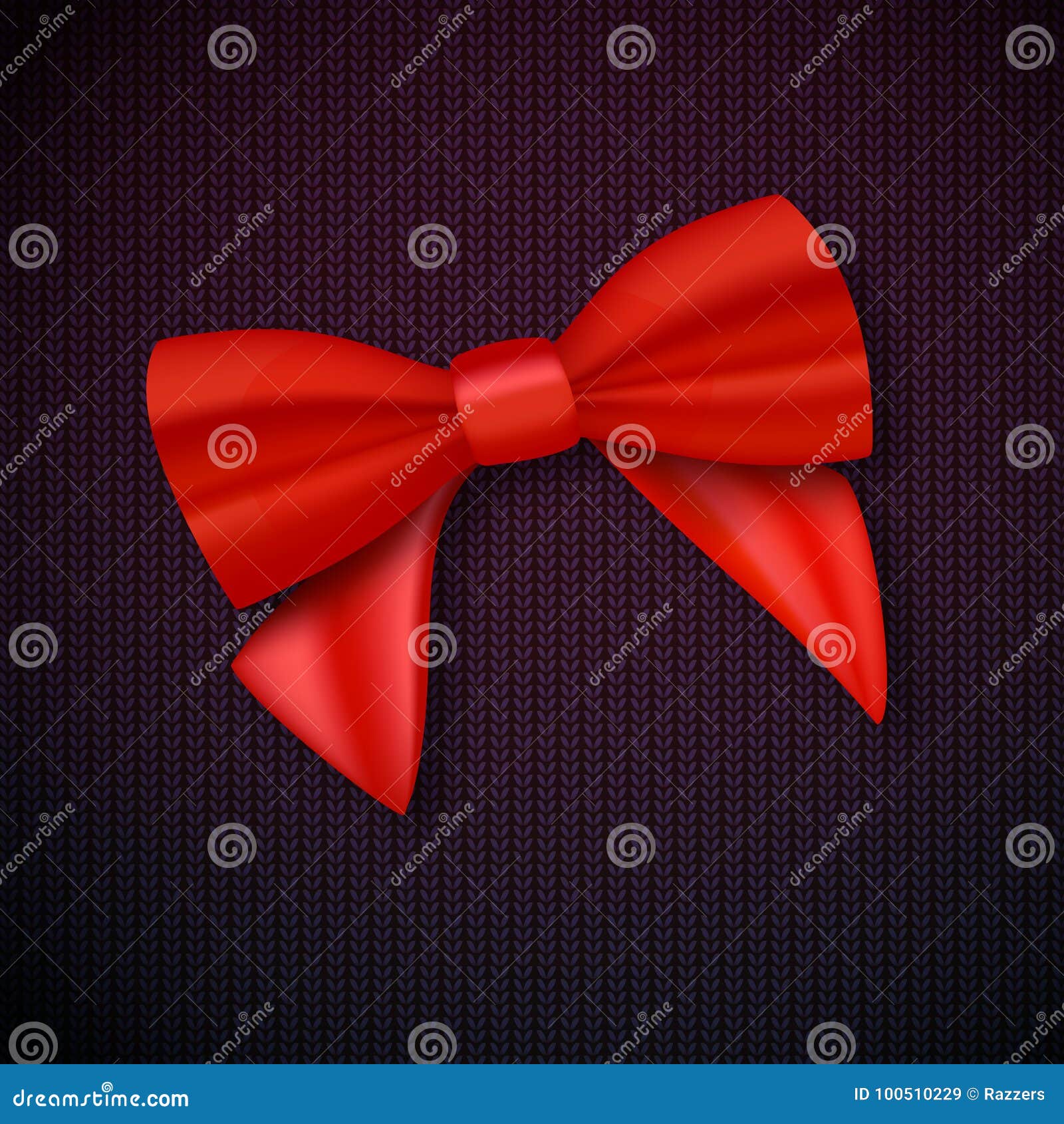 Vector Realistic Red Ribbon Stock Vector - Illustration of paper ...