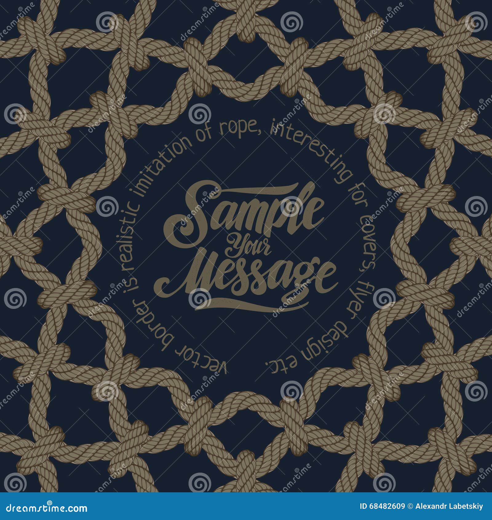 Vector Realistic Rope | CartoonDealer.com #68482609