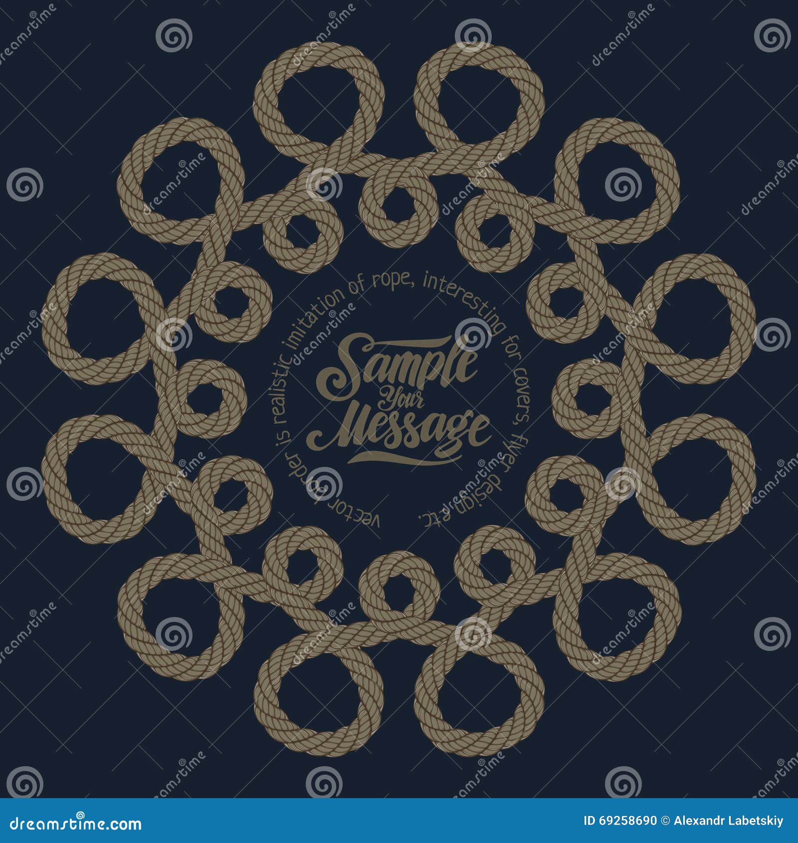 Vector Realistic Rope | CartoonDealer.com #69258690