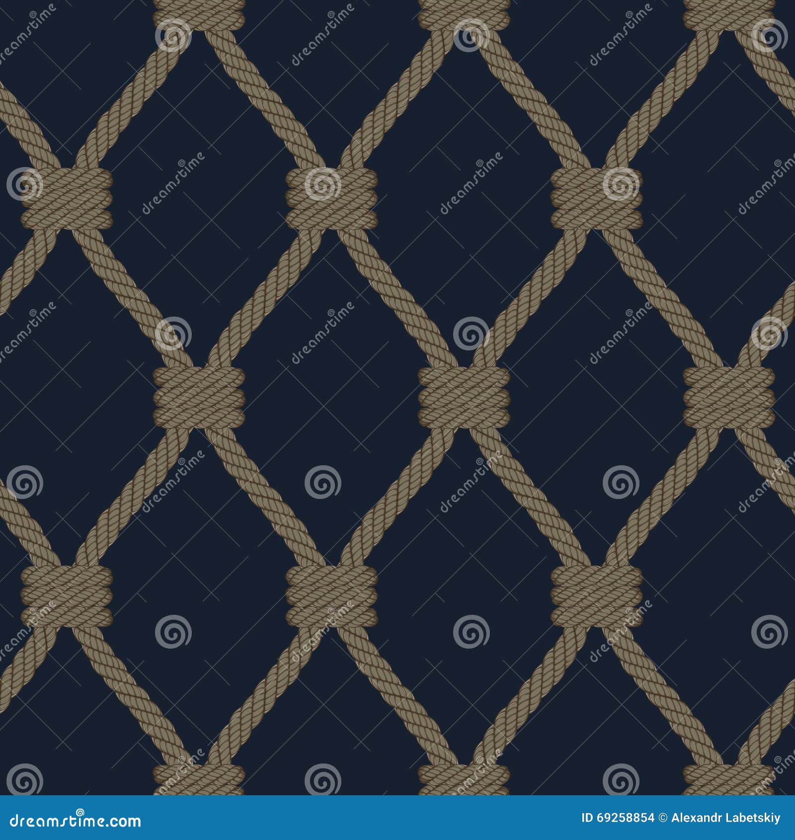 Vector realistic rope stock vector. Illustration of cord - 69258854