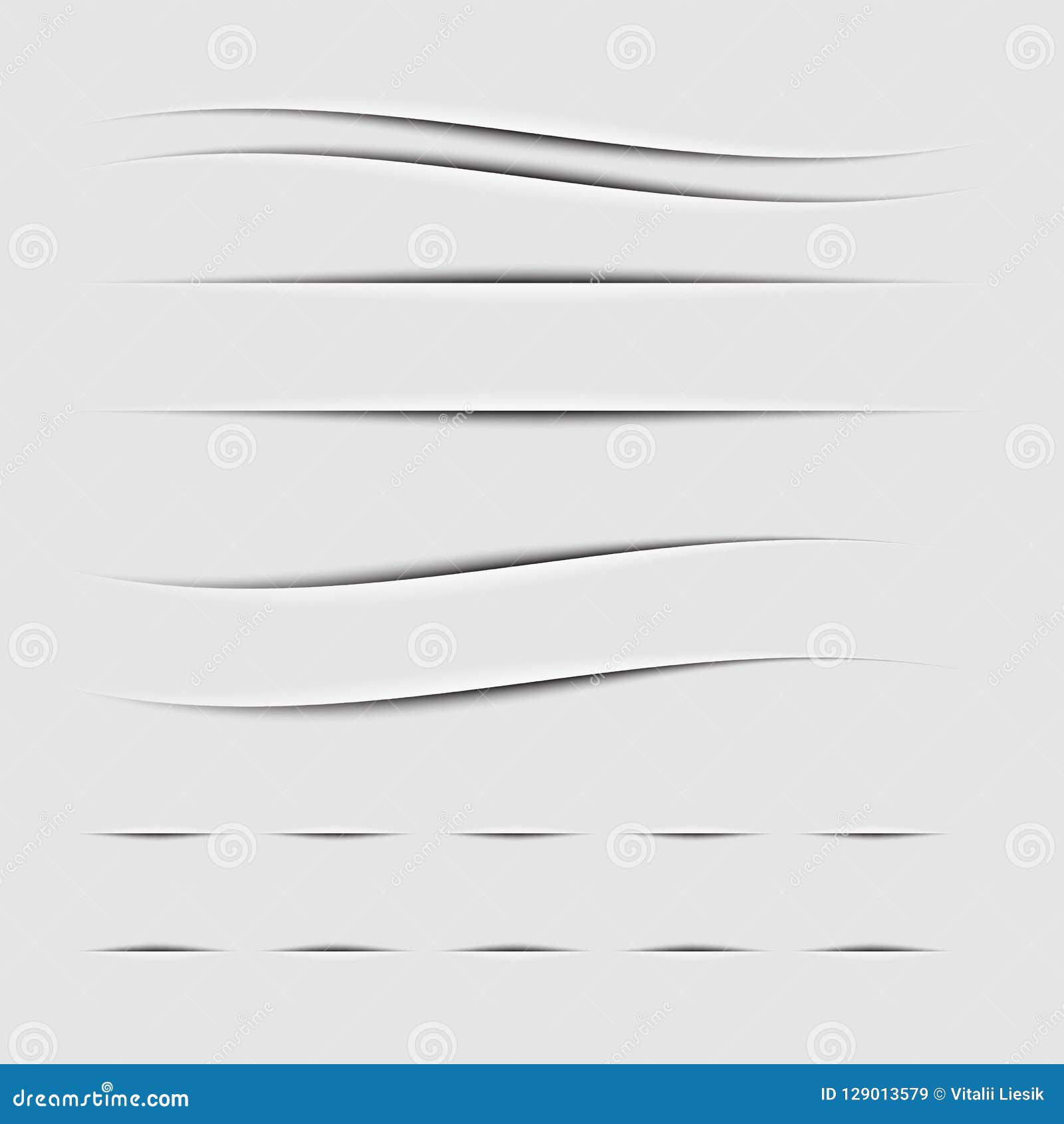 Vector Realistic Shadows.Vector Set of Transparent Realistic Shadow ...