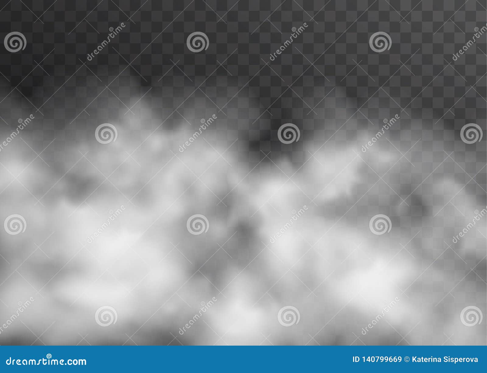 Fog, Mist On Transparent Background Vector Illustration | CartoonDealer ...