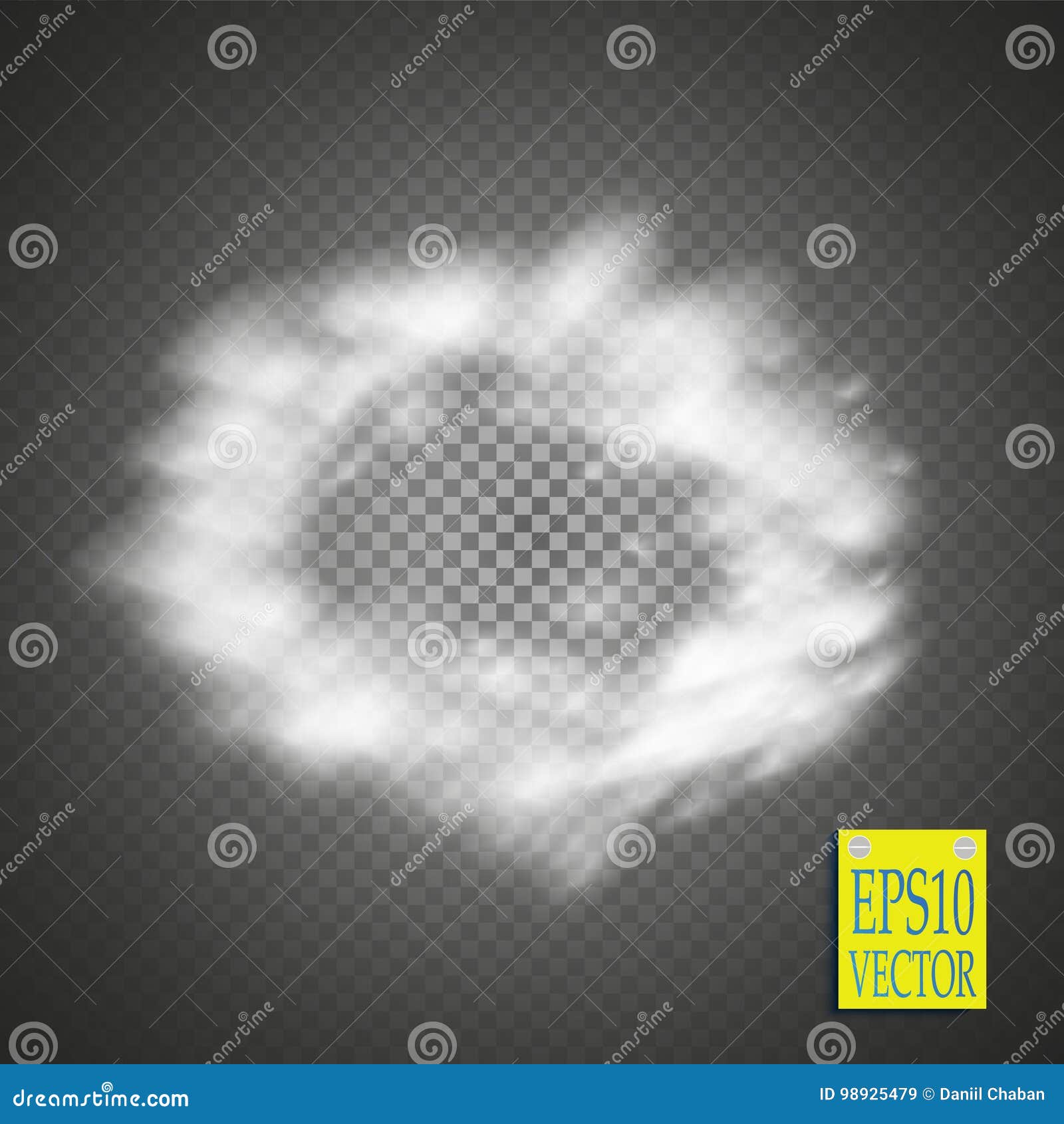 Vector Realistic Smoke Ring Effect for Decoration on the Transparent ...
