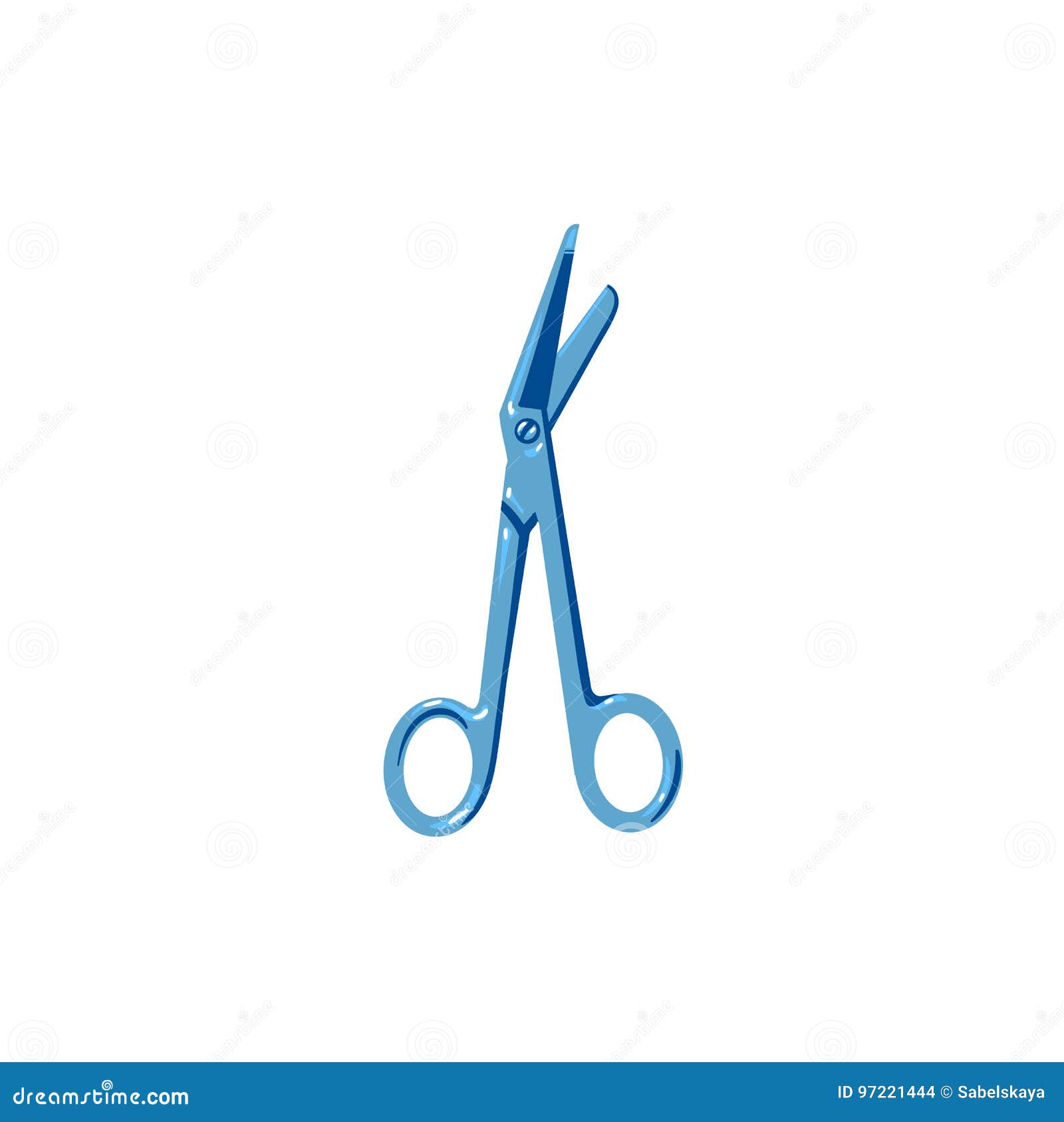 Vector Realistic Surgical Scissors, Clamp Isolated Stock Vector ...