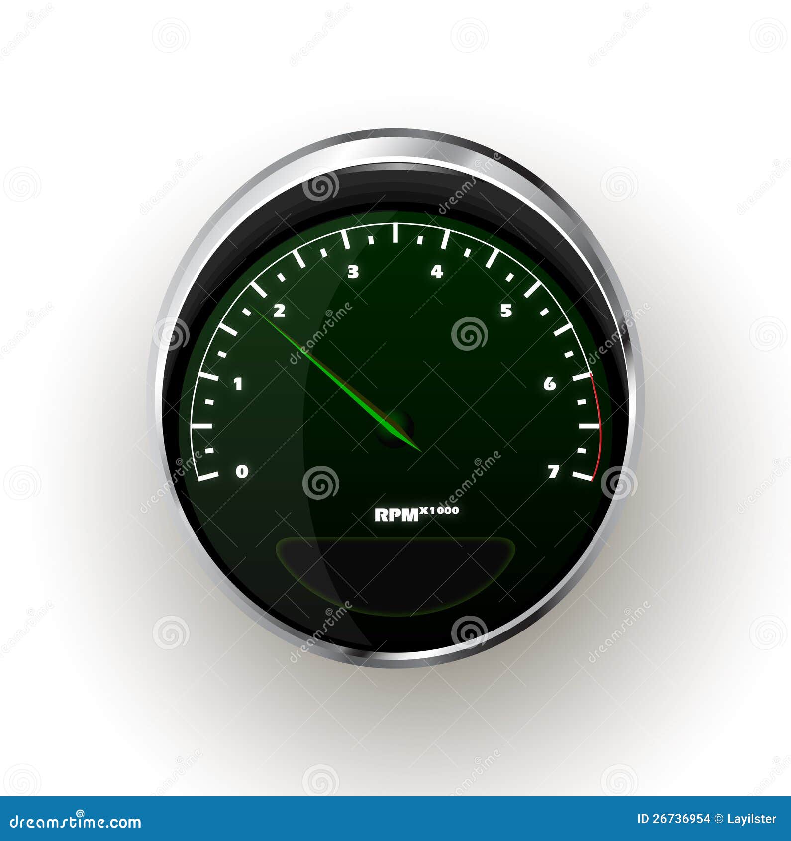Vector Realistic Tachometer Stock Vector - Illustration of equipment ...