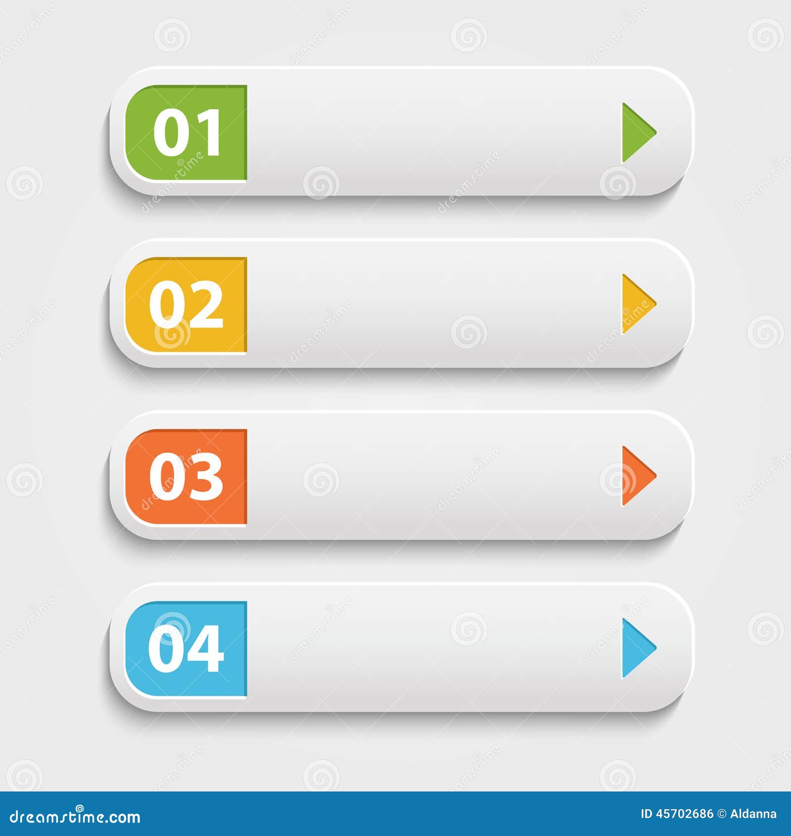Infographic With Buttons, Ribbons, Graphs And Banners Vector ...