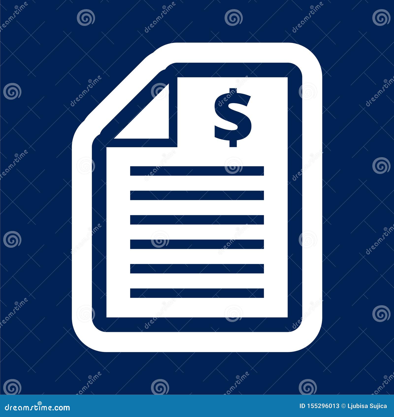 Vector Receipt Icon - Illustration Stock Vector - Illustration of ...