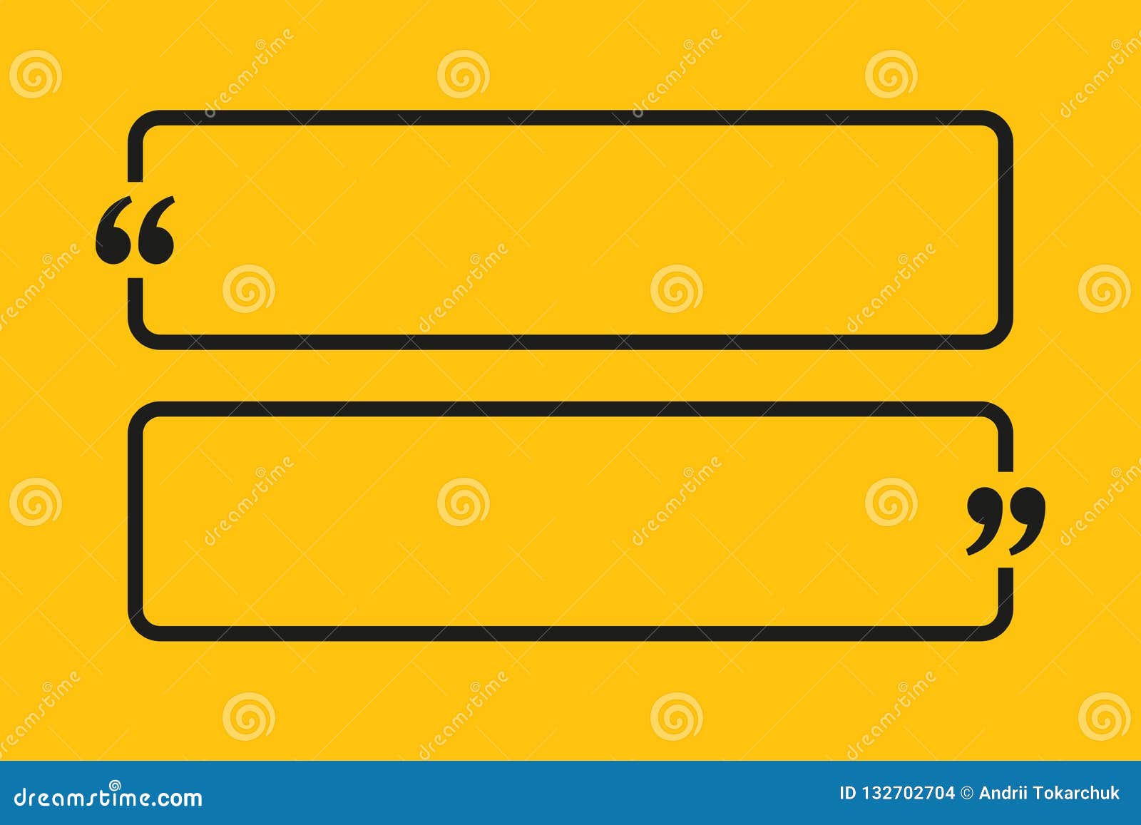 The Rectangle Speech Bubble Quote. Speech Quotes. Stock Vector ...