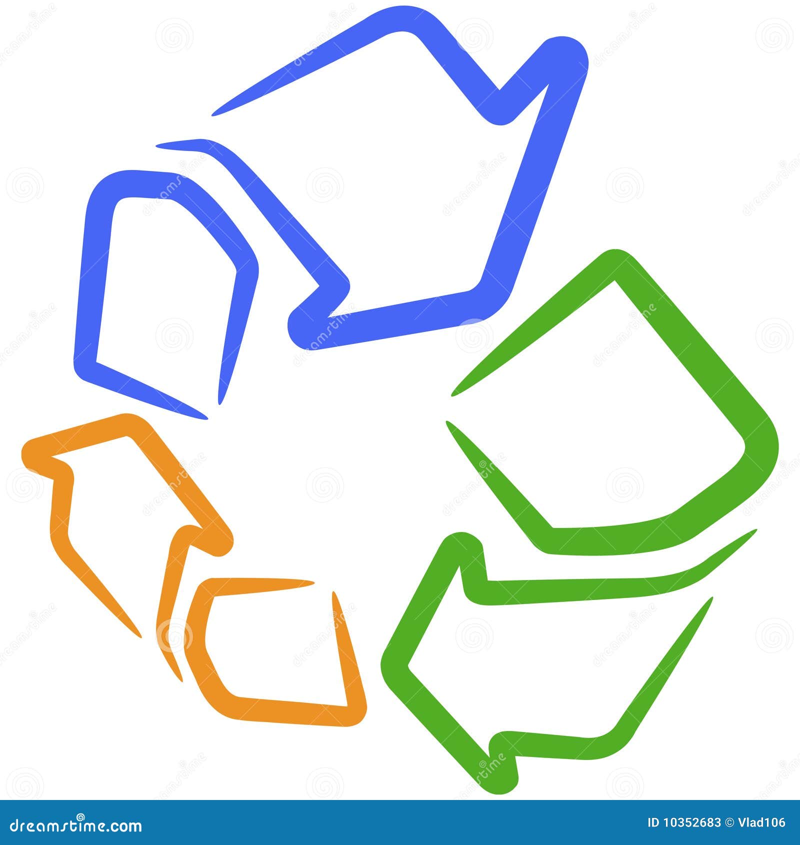 Vector Recycle Waste Segregation Icons | CartoonDealer.com #70448641