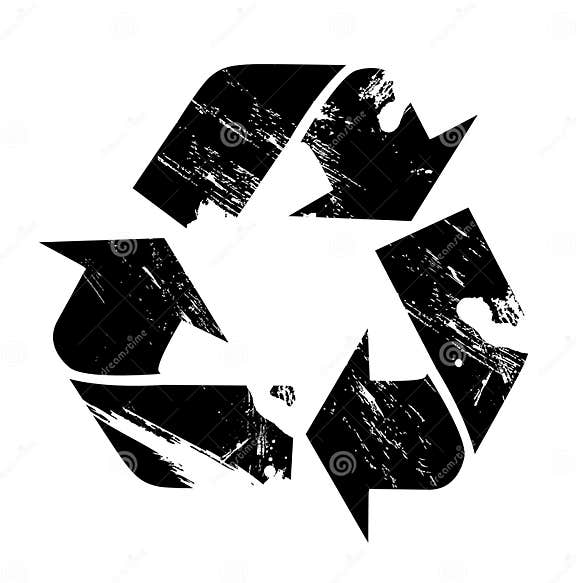 Vector recycle sign stock vector. Illustration of movement - 8921115