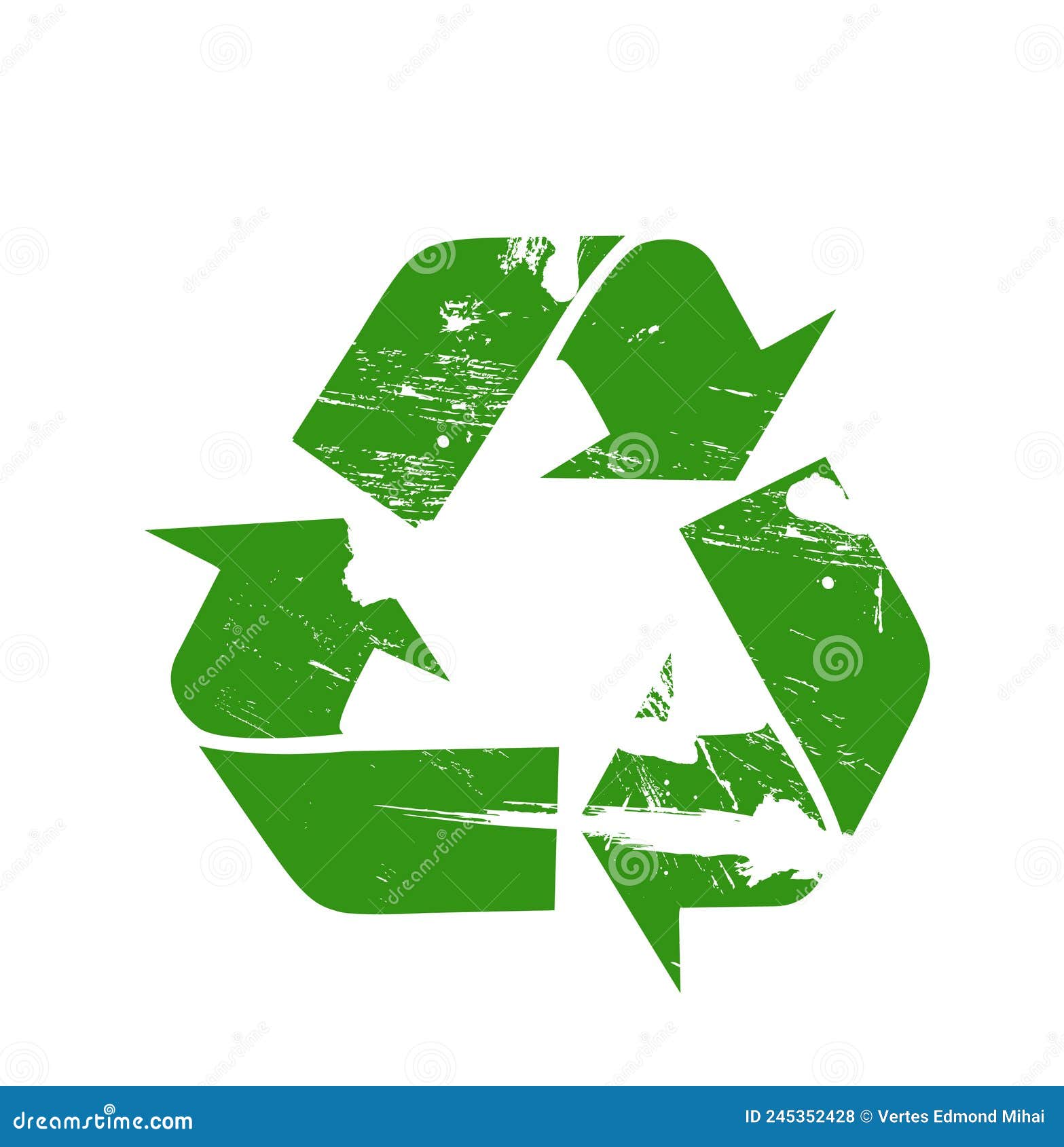 Vector recycle sign design stock vector. Illustration of recycle ...