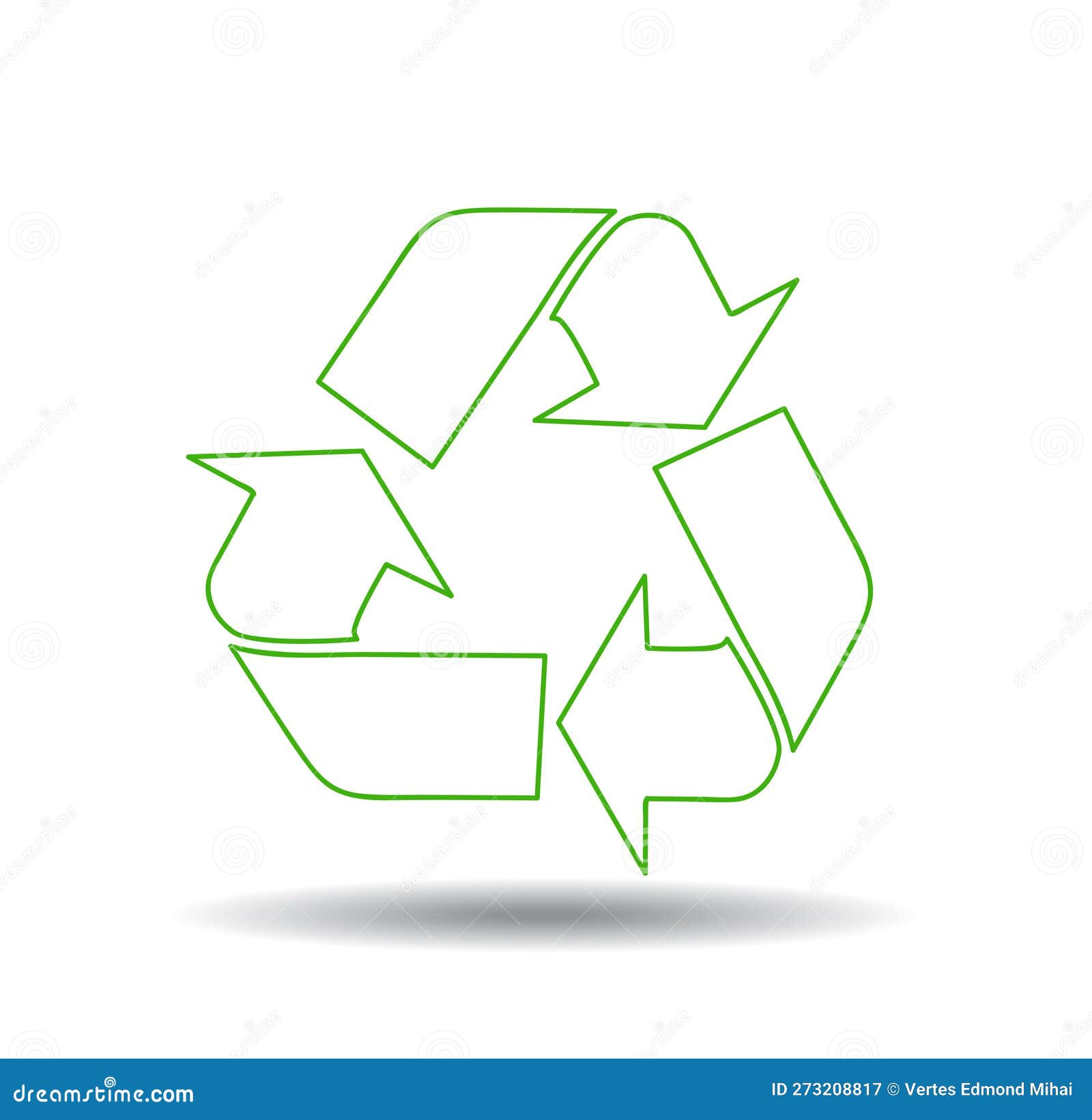 Vector Recycle Signs Illustration Stock Vector - Illustration of ...