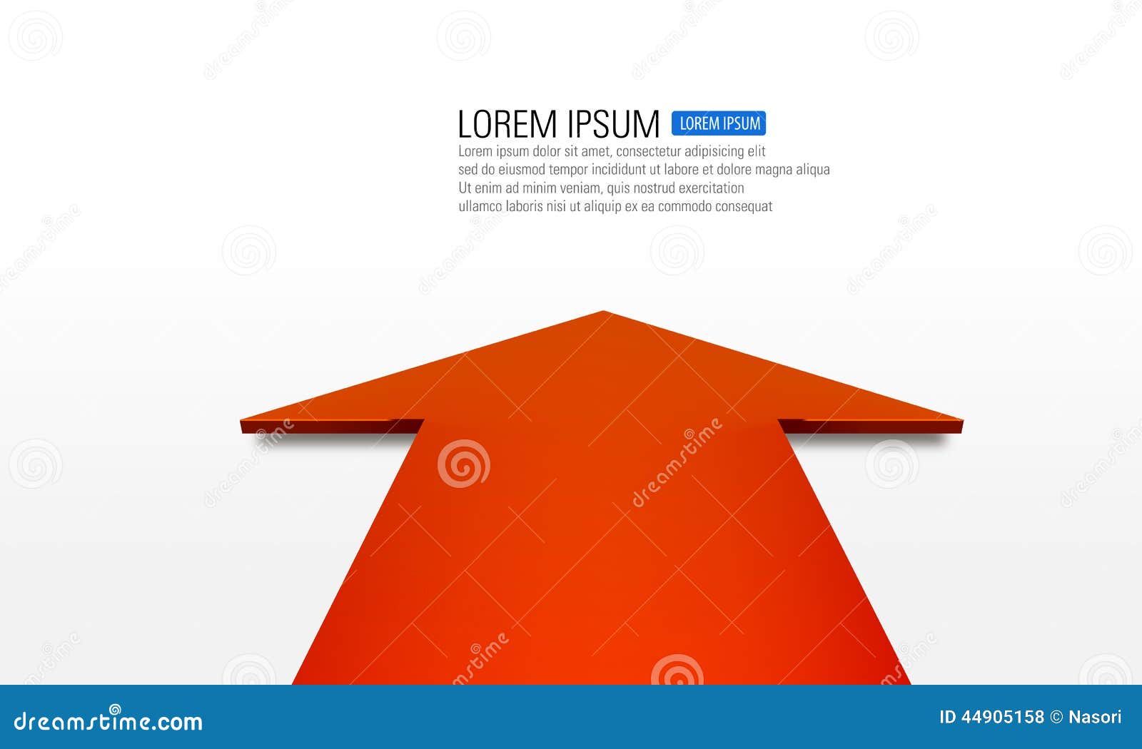 Vector red arrow graph stock illustration. Illustration of golden ...