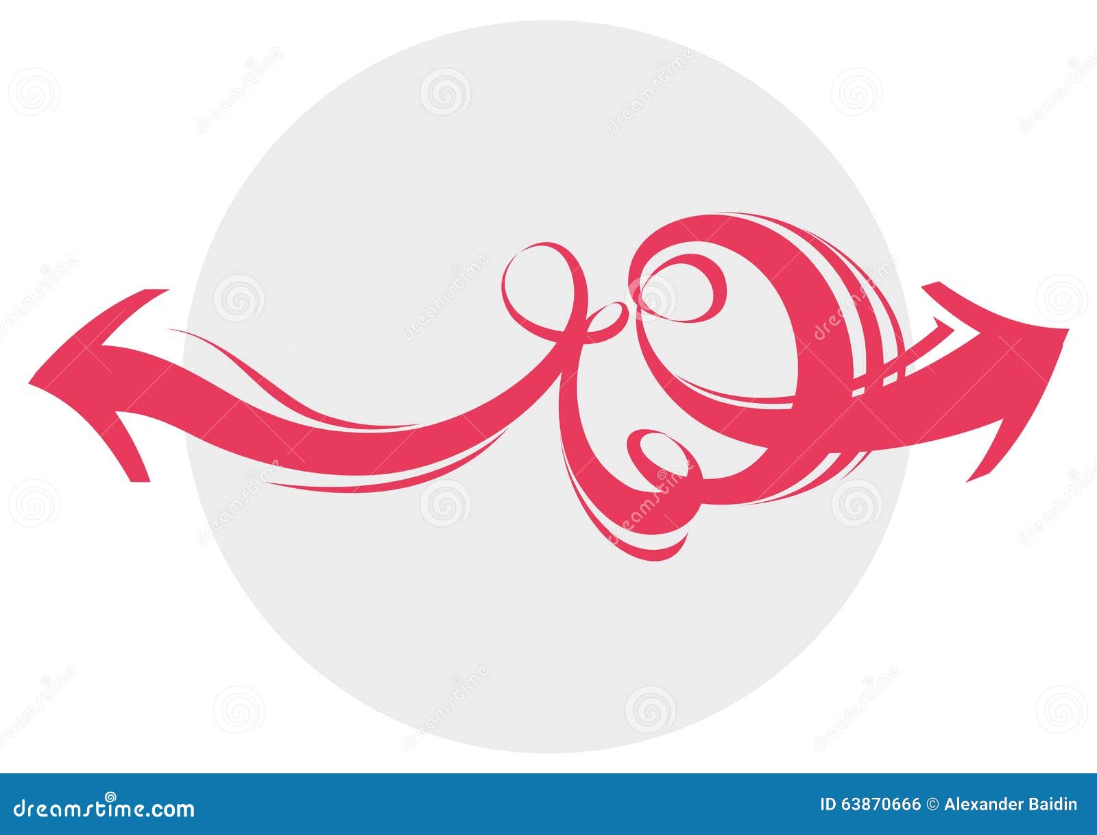 Vector red arrows stock vector. Illustration of colour - 63870666