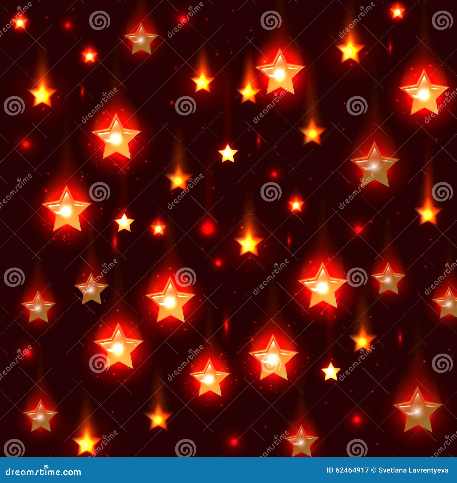 Vector Red Background with Falling Stars Stock Vector - Illustration of ...