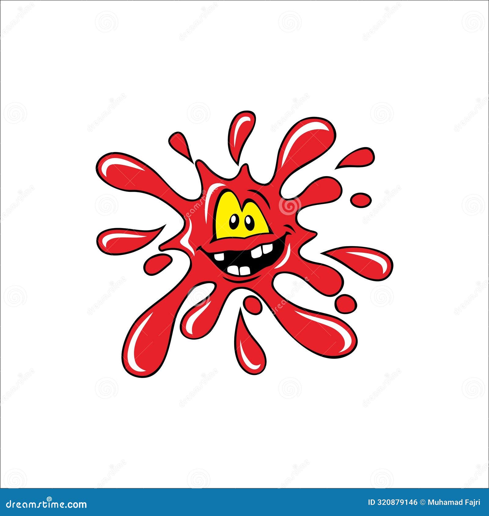 Toothless Face Emoji Flat Icon Vector Illustration | CartoonDealer.com ...