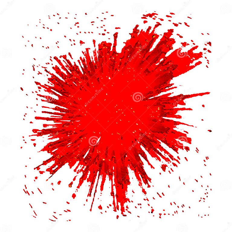 Vector red BLOB stock vector. Illustration of blood, bright - 84137051