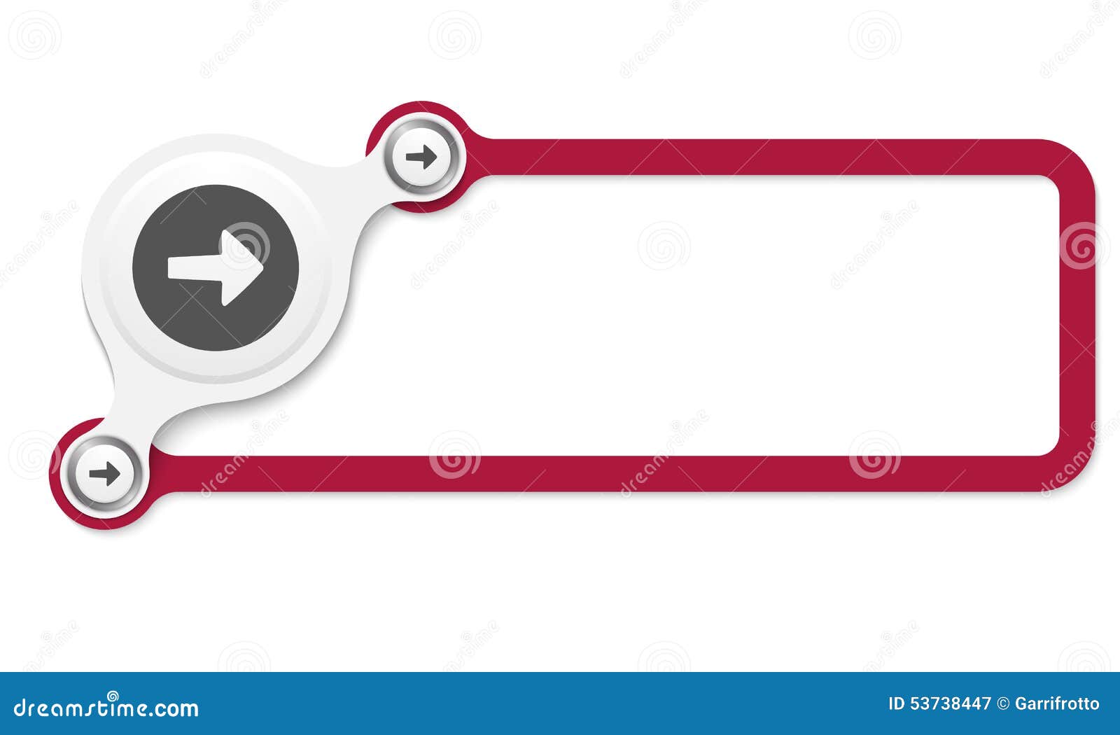 Vector red box stock vector. Illustration of design, background - 53738447