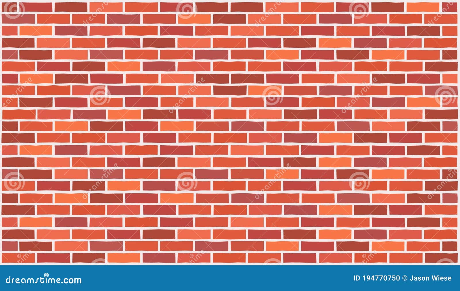 Vector Red Brick Wall Background Stock Vector - Illustration of brick ...