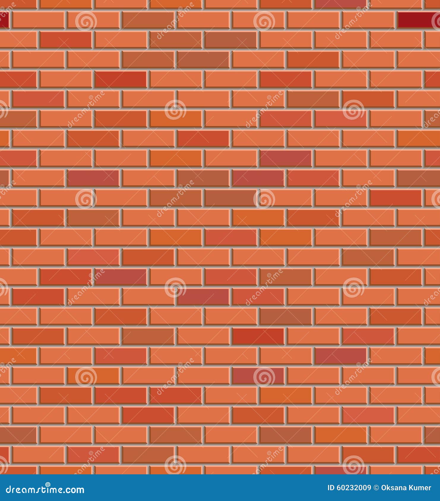 Vector Red Brick Wall Background Stock Vector - Illustration of masonry ...