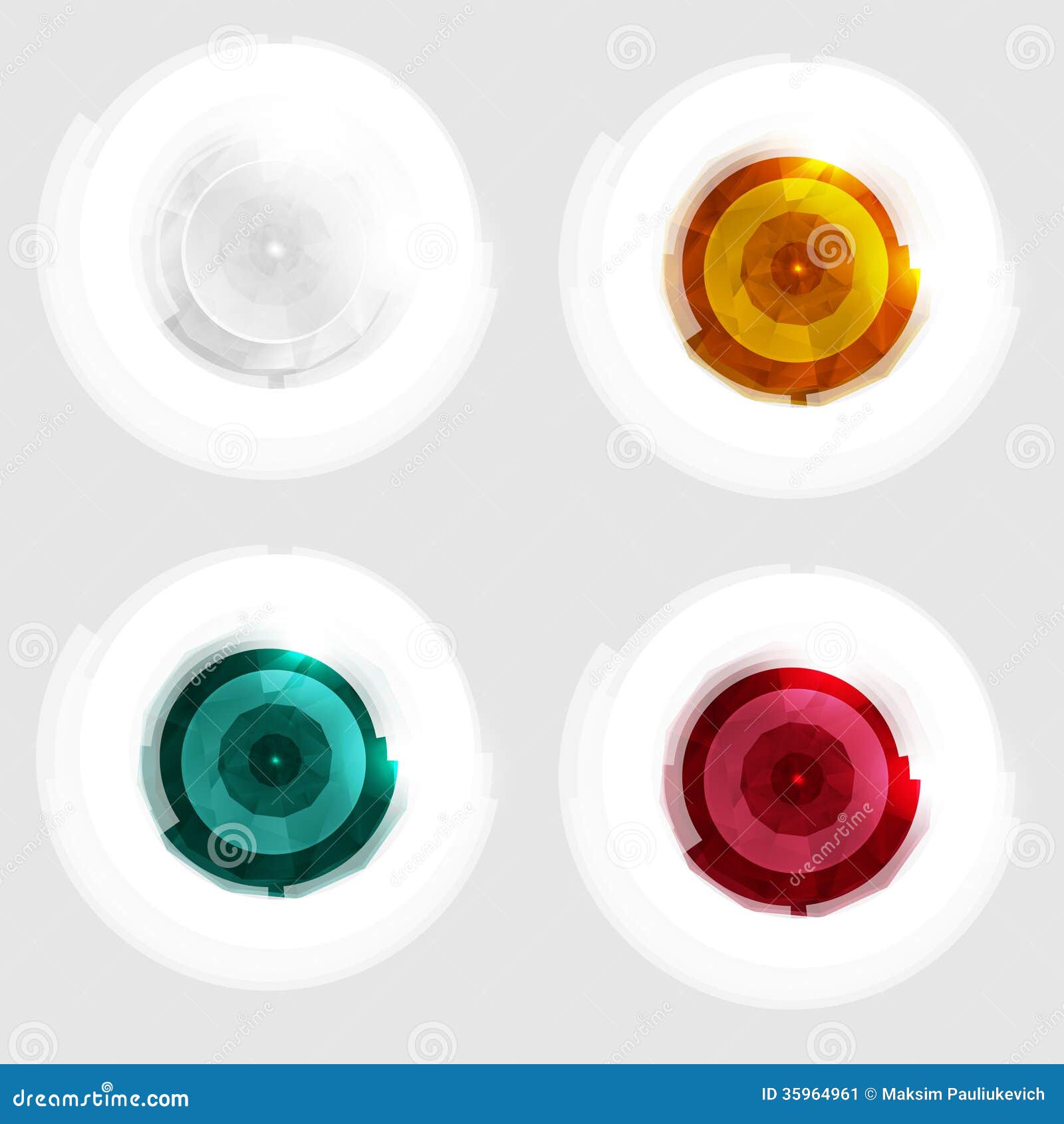 Vector Red Circle. Abstract Background Stock Vector - Illustration of ...