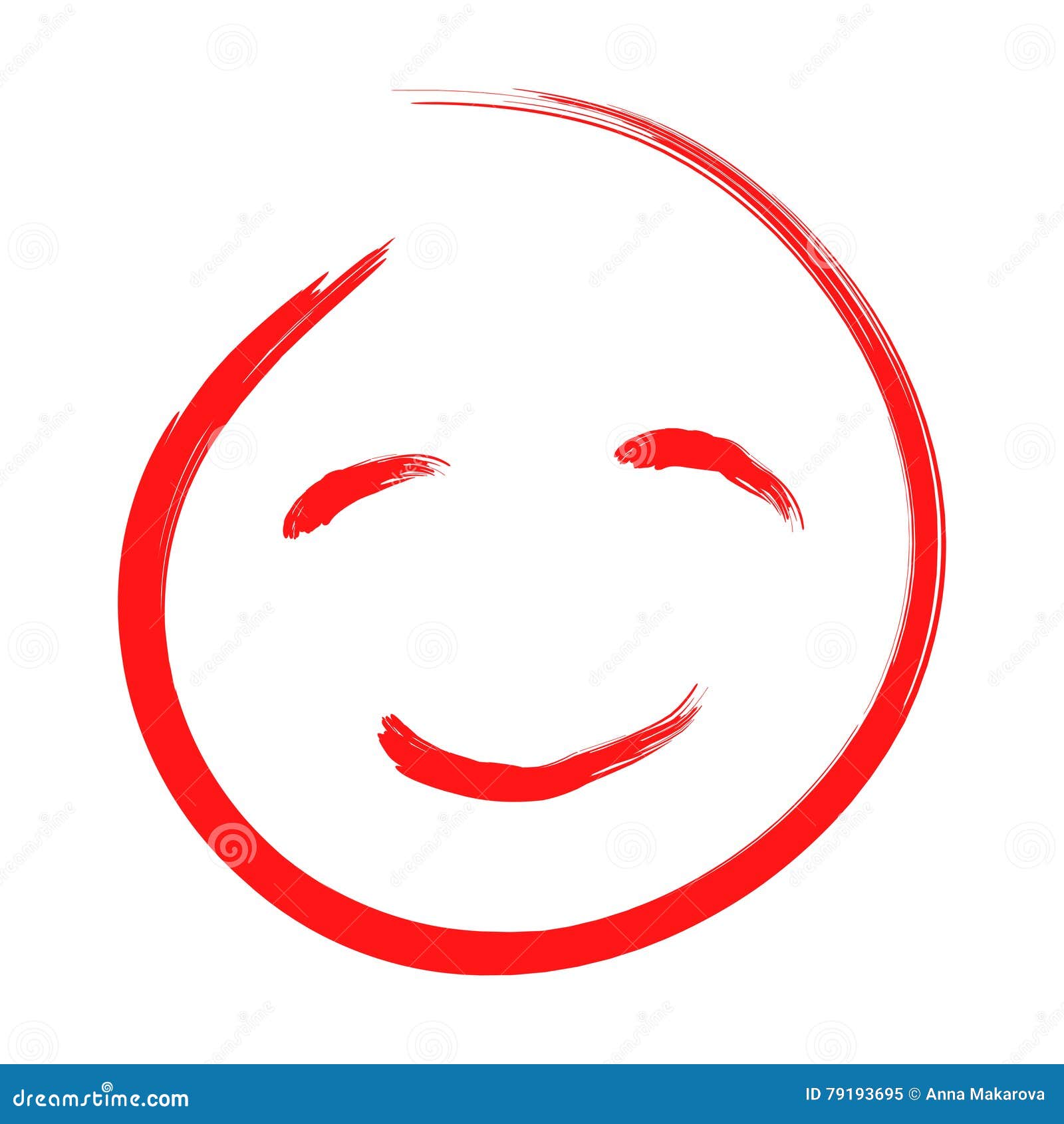 Vector Red Circle Icon. Eps10 Stock Illustration - Illustration of ...