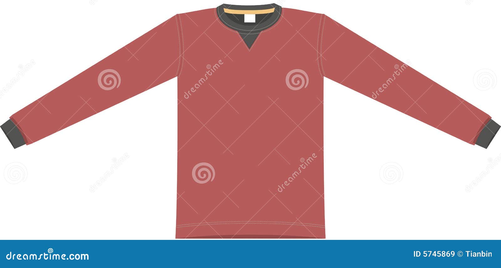 Vector red cloth stock vector. Illustration of business - 5745869