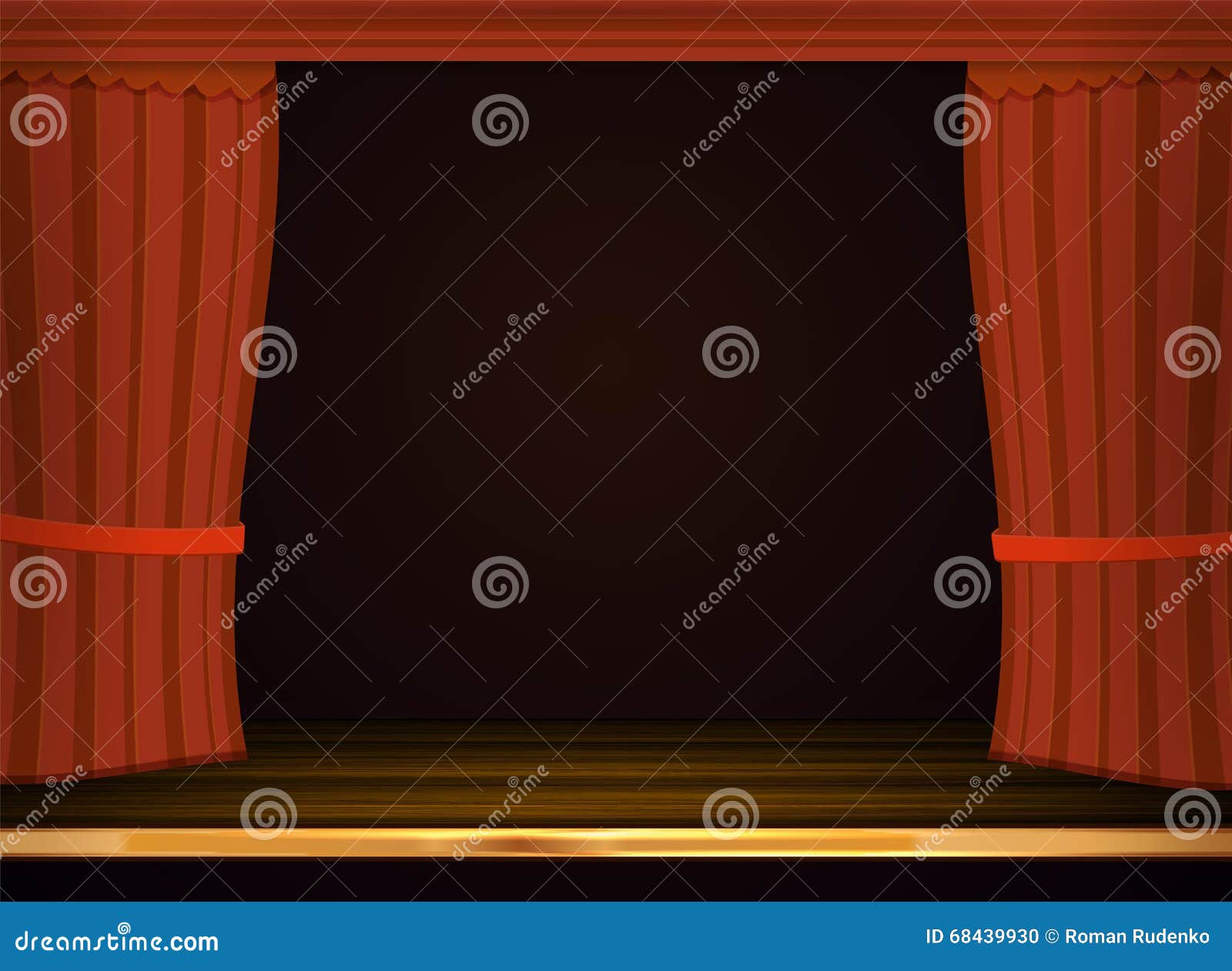 Dark Red Curtain Background Design Royalty-Free Illustration ...