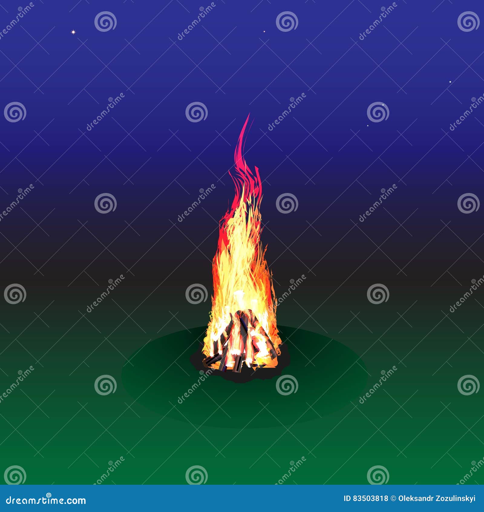 Vector Red Fire Flame Frame Stock Vector - Illustration of flame, hell ...