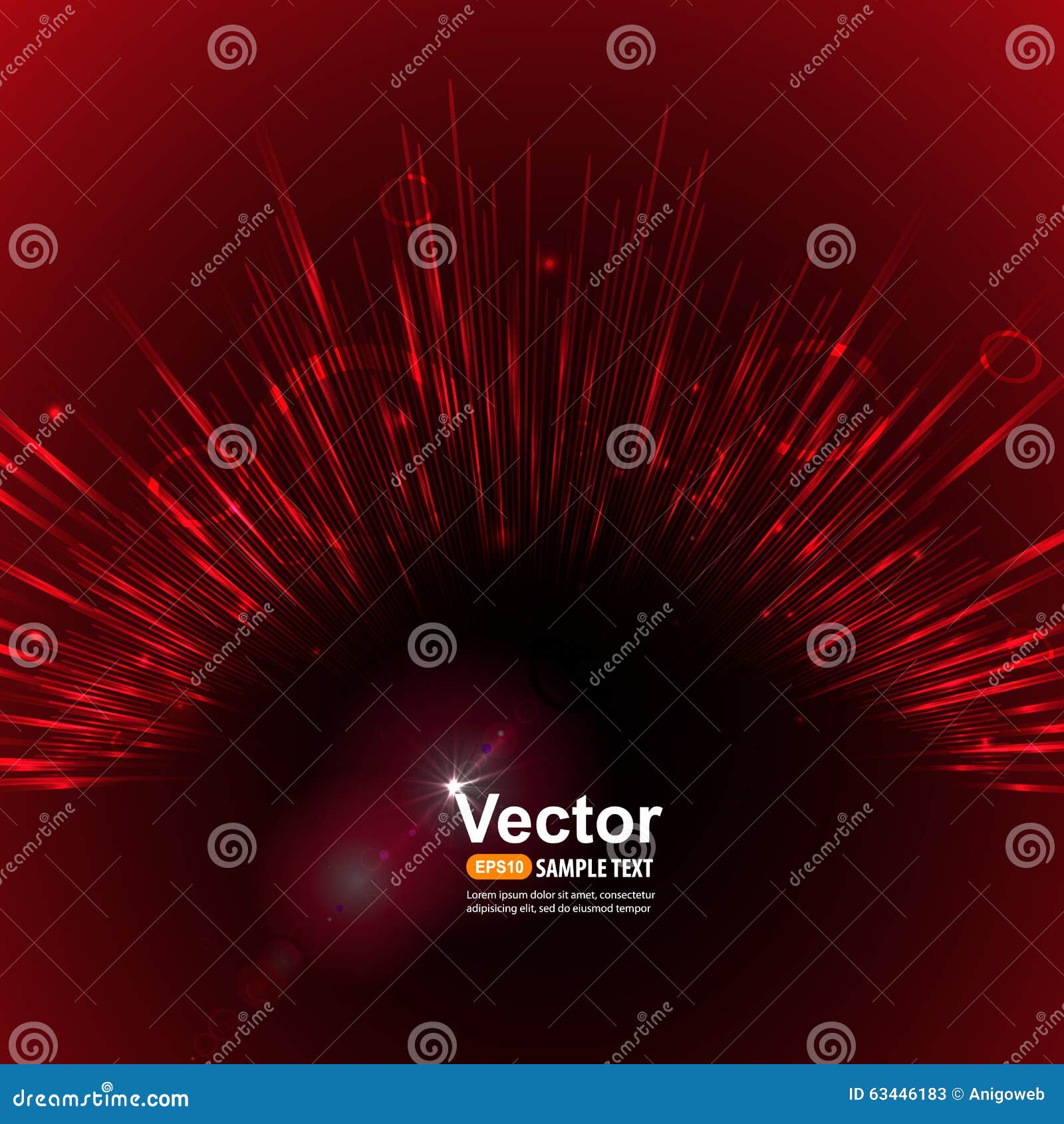 Vector red flash stock vector. Illustration of equalizer - 63446183