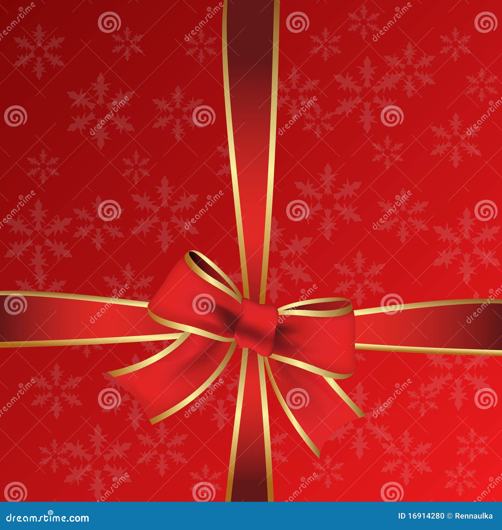 Vector red gift stock vector. Illustration of birthday - 16914280