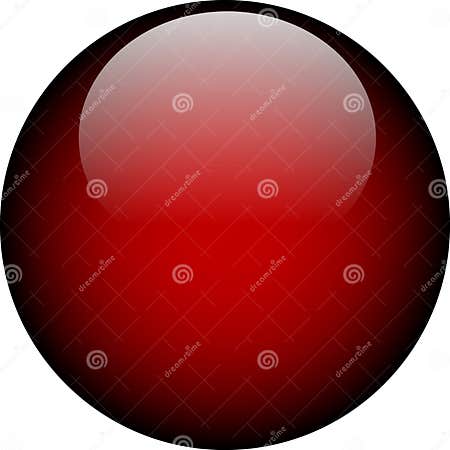Vector Red Glass Button stock illustration. Illustration of click - 2723471