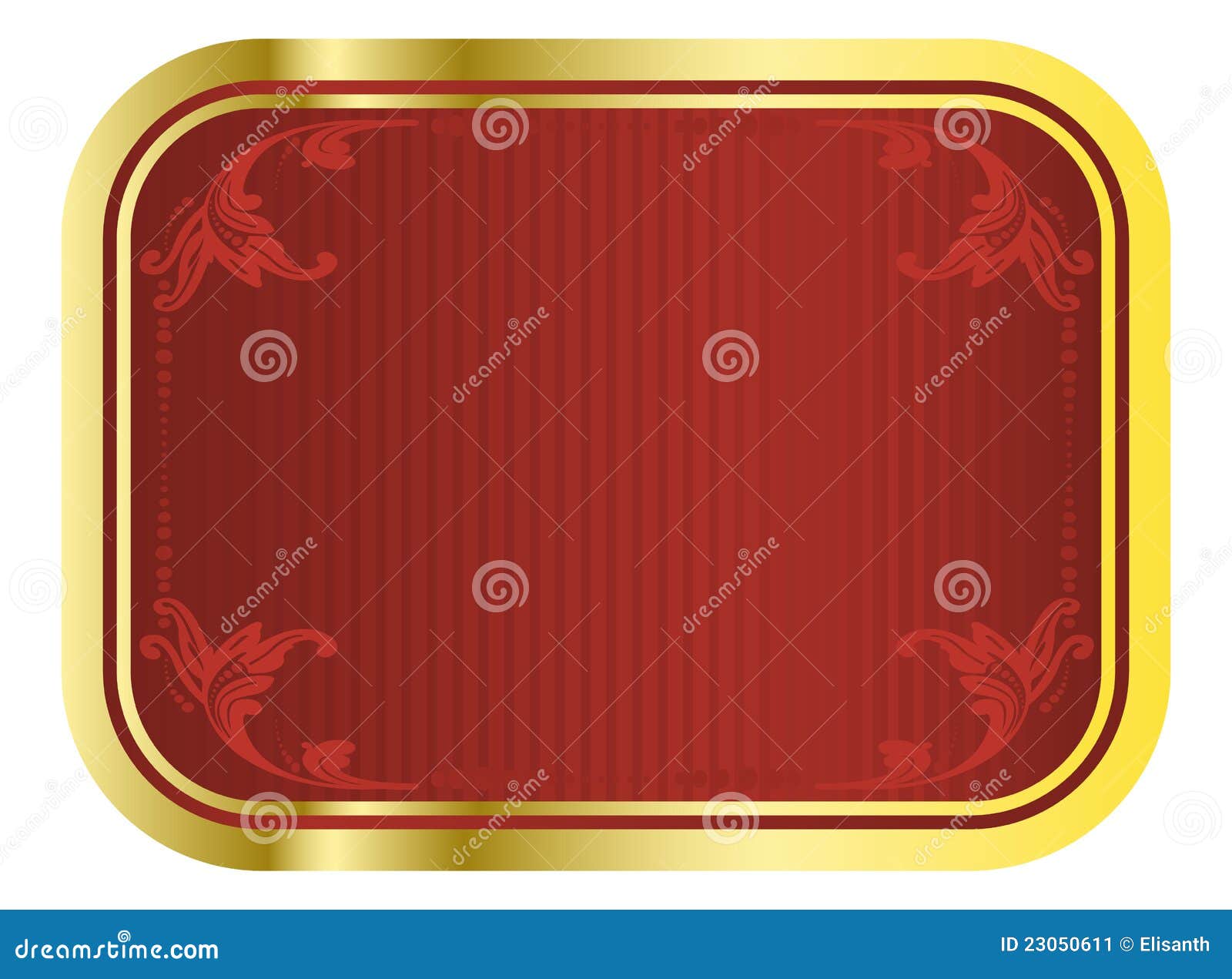 Vector Red and Gold Beer Tag Stock Vector - Illustration of classic ...