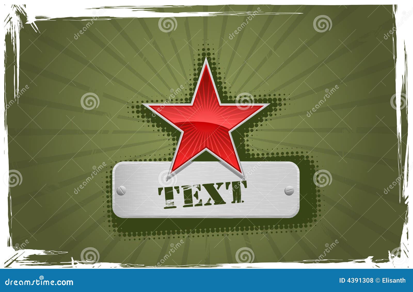 Vector Red and Green Star Frame Stock Vector - Illustration of bordo ...