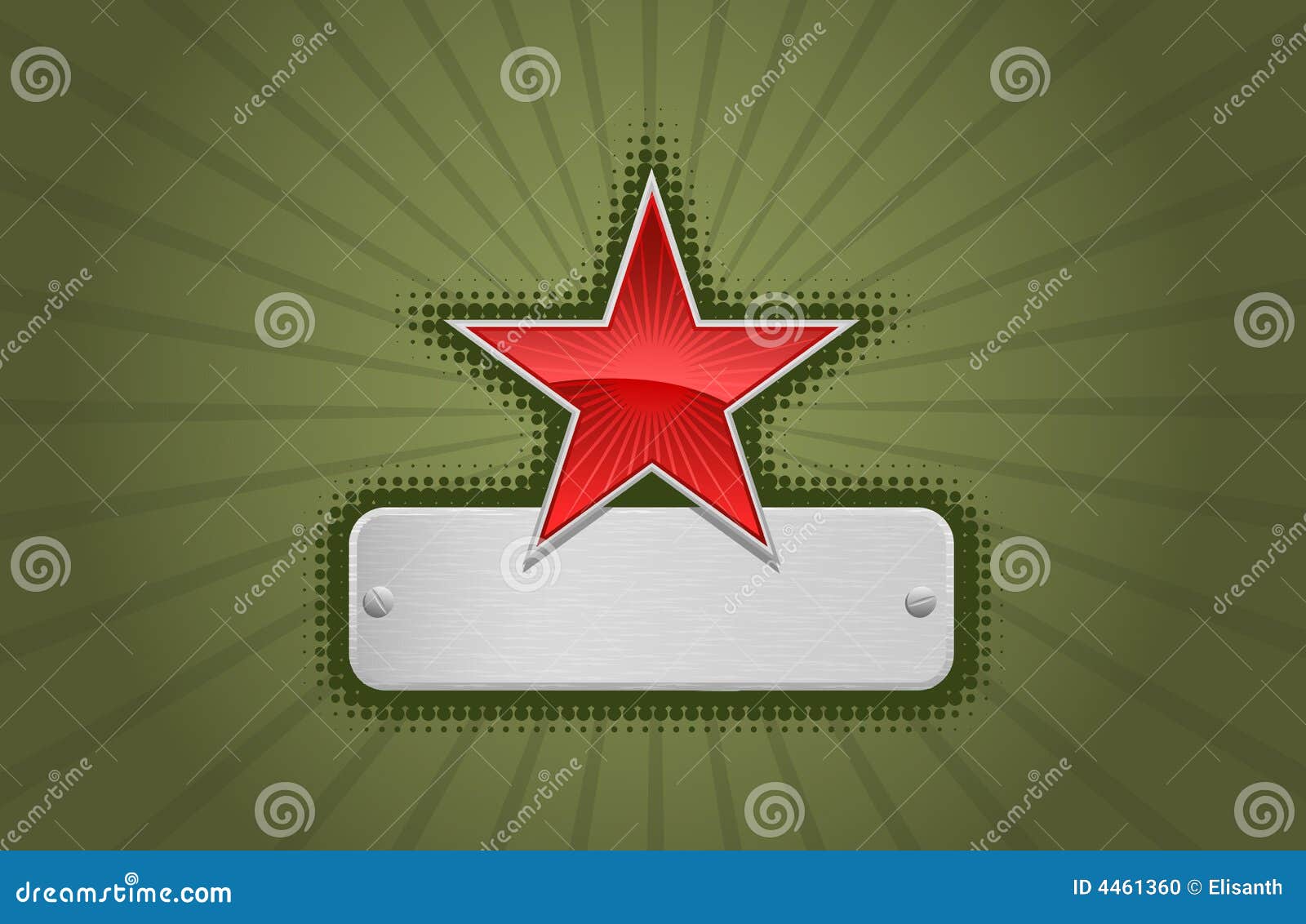 Vector Red and Green Star Frame Stock Vector - Illustration of beauty ...