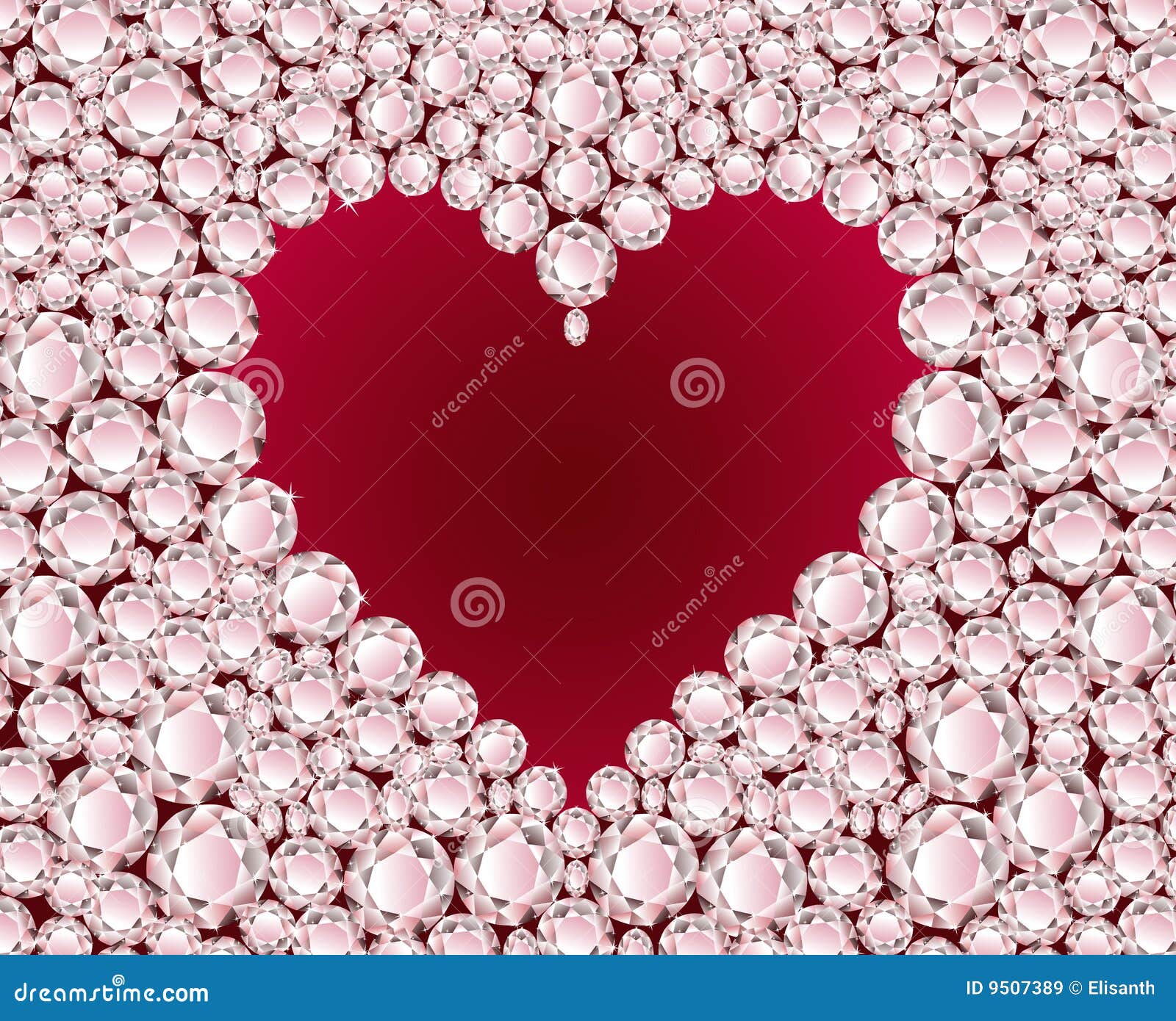 Red Shiny Diamond Heart Stock Illustrations – 3,135 Red Shiny Diamond ...