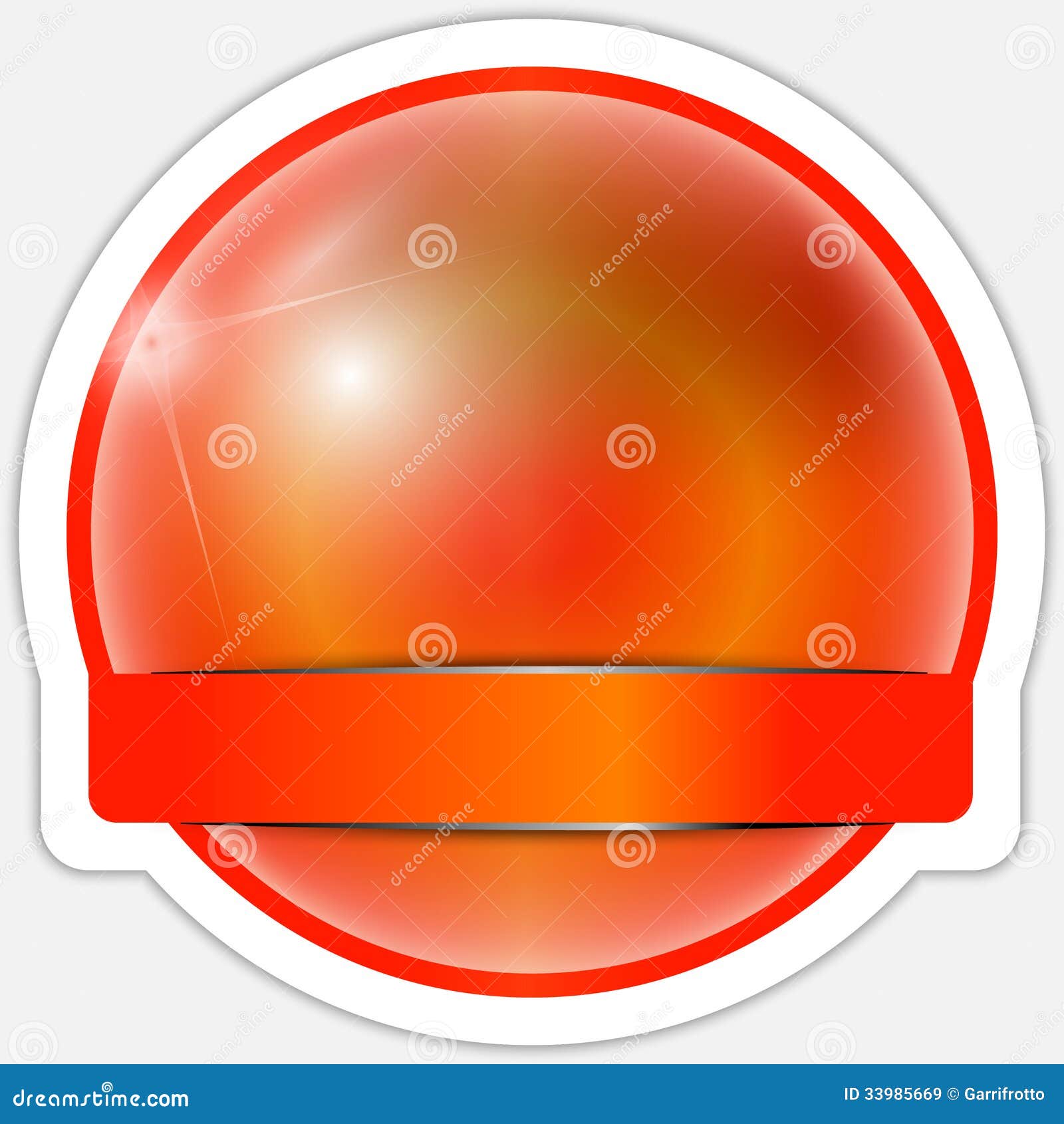 Vector red icon stock vector. Illustration of site, glow - 33985669