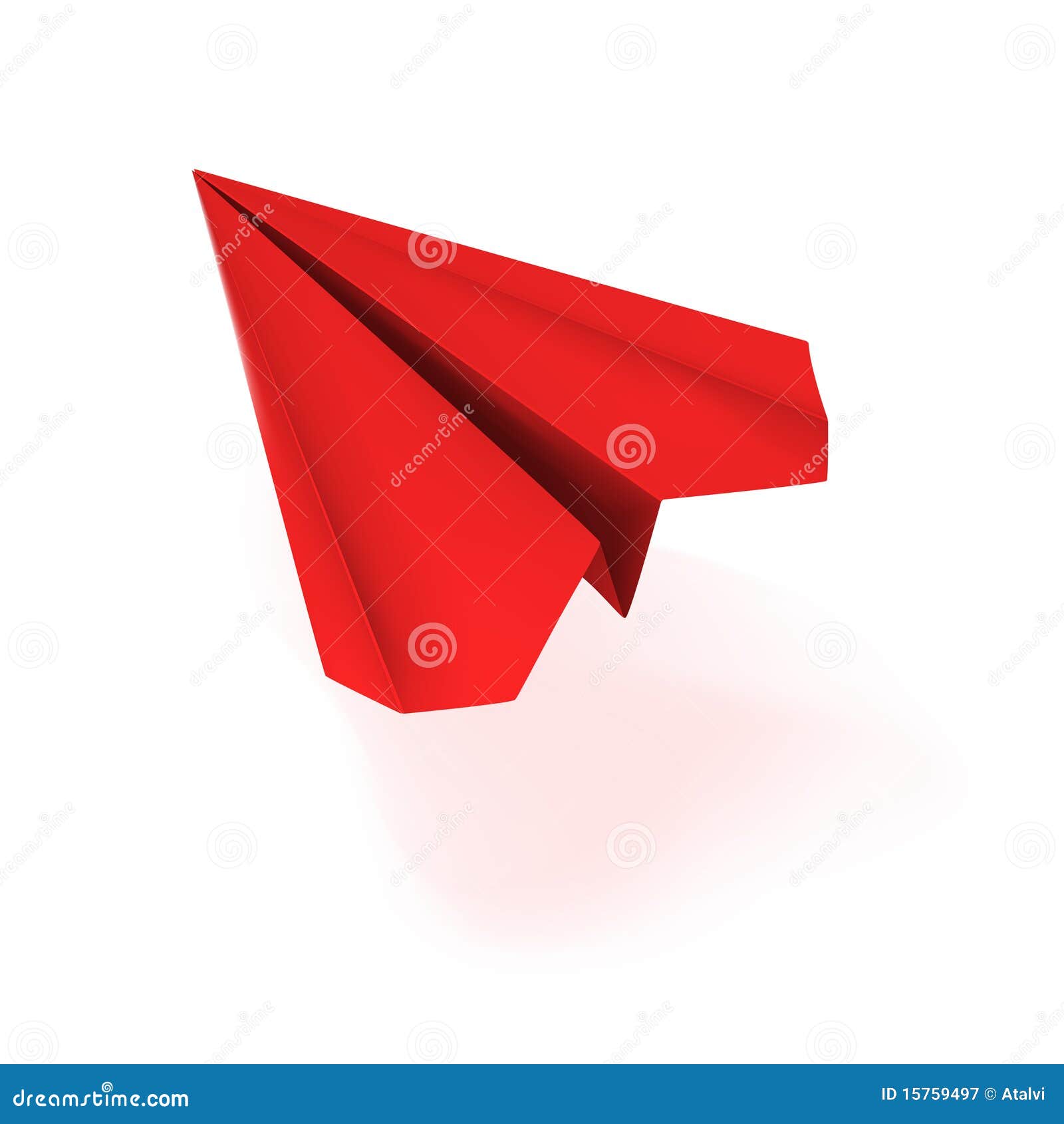 Origami Plane Vector