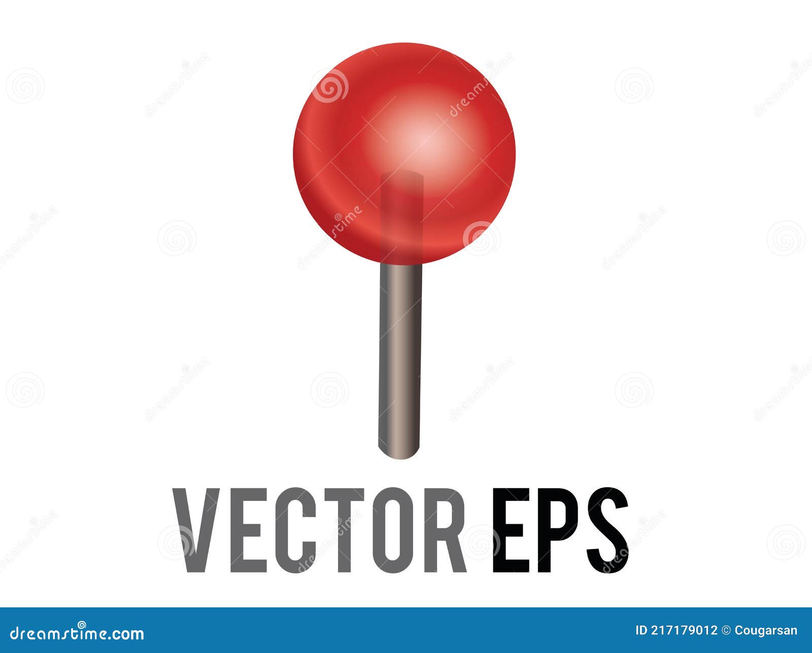 Pushpin Icon For Marking Locations Vector Illustration | CartoonDealer ...