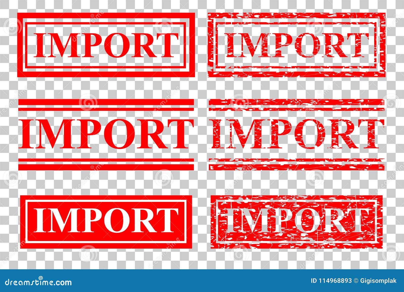 Red Rubber Stamp Effect, Import at Transparent Effect Background Stock ...