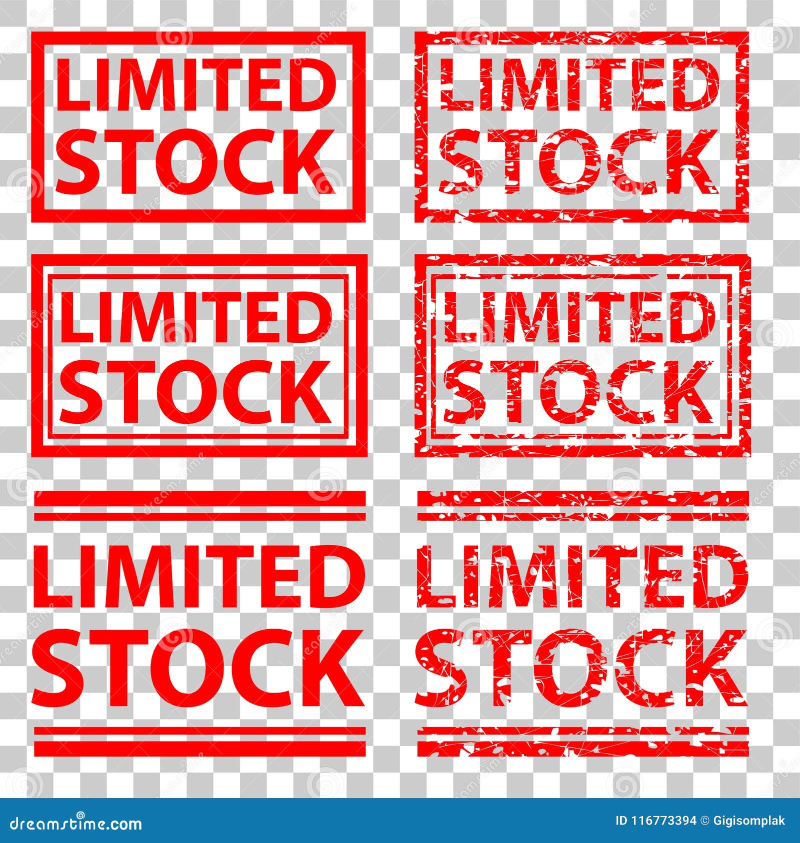 Red Rubber Stamp Effect, Limited Stock, at Transparent Effect ... Red Rubber Stamp Effect, Limited Stock, at Transparent Effect ...