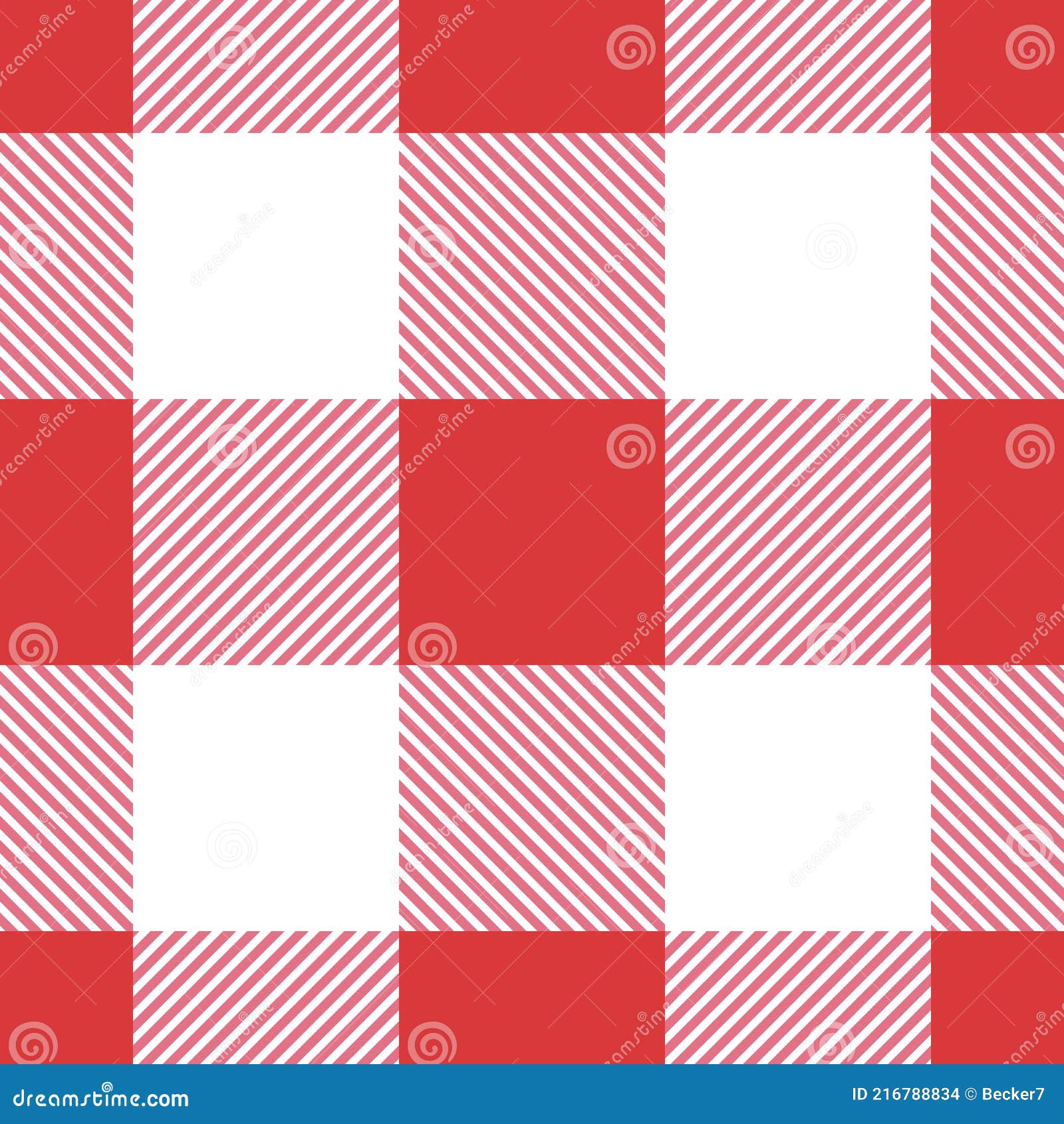 Vector Red Seamless Table Cloth Texture. Vector Illustration Stock ...