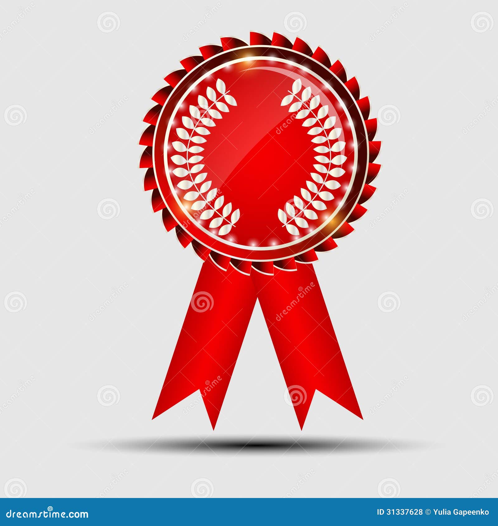 Vector Red Sign, Label Template Stock Vector - Illustration of ...