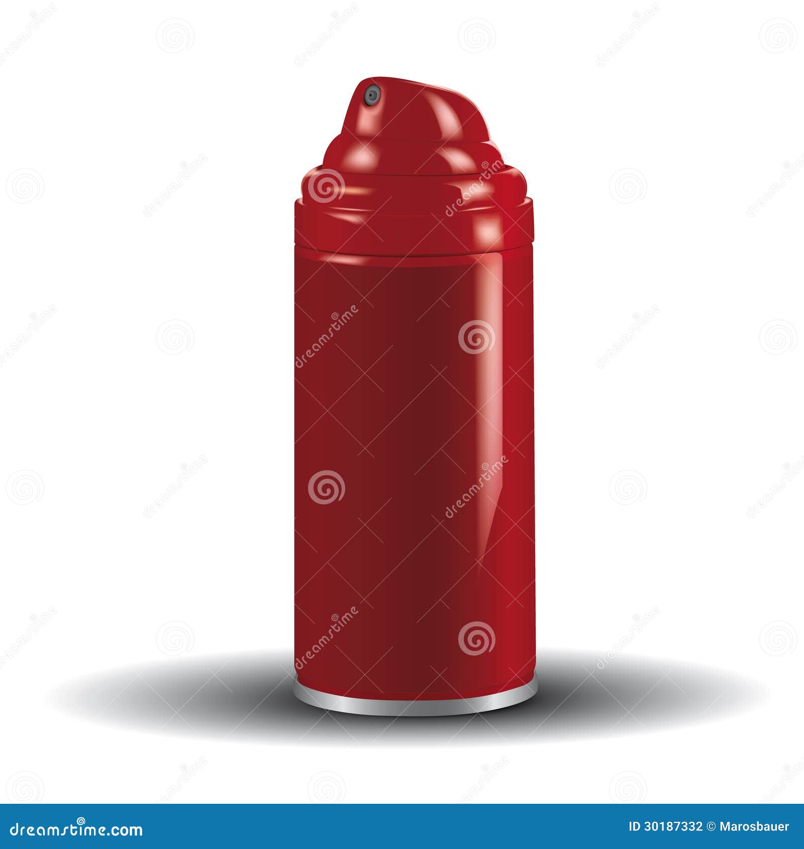 Spray can isolated stock vector. Illustration of clean - 30187332