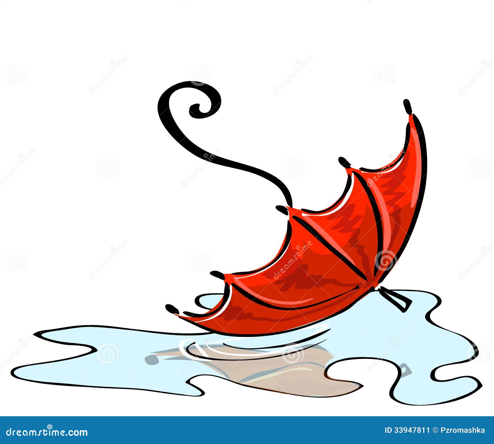 Umbrella Fallen Stock Illustrations – 149 Umbrella Fallen Stock ...